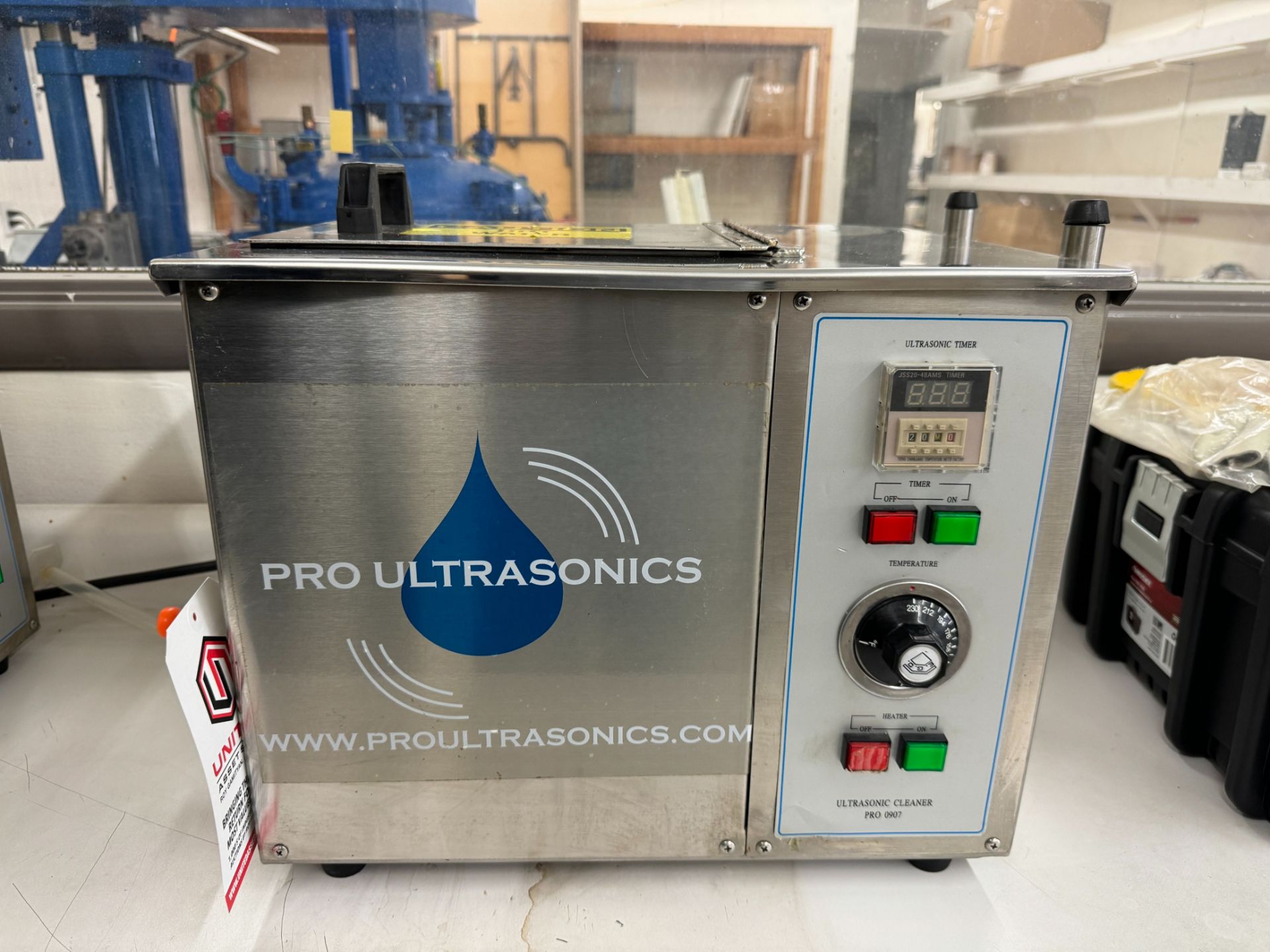 PRO ULTRASONICS ULTRASONIC CLEANER, MODEL PRO0907, CLEANING TANK: 12" X ...