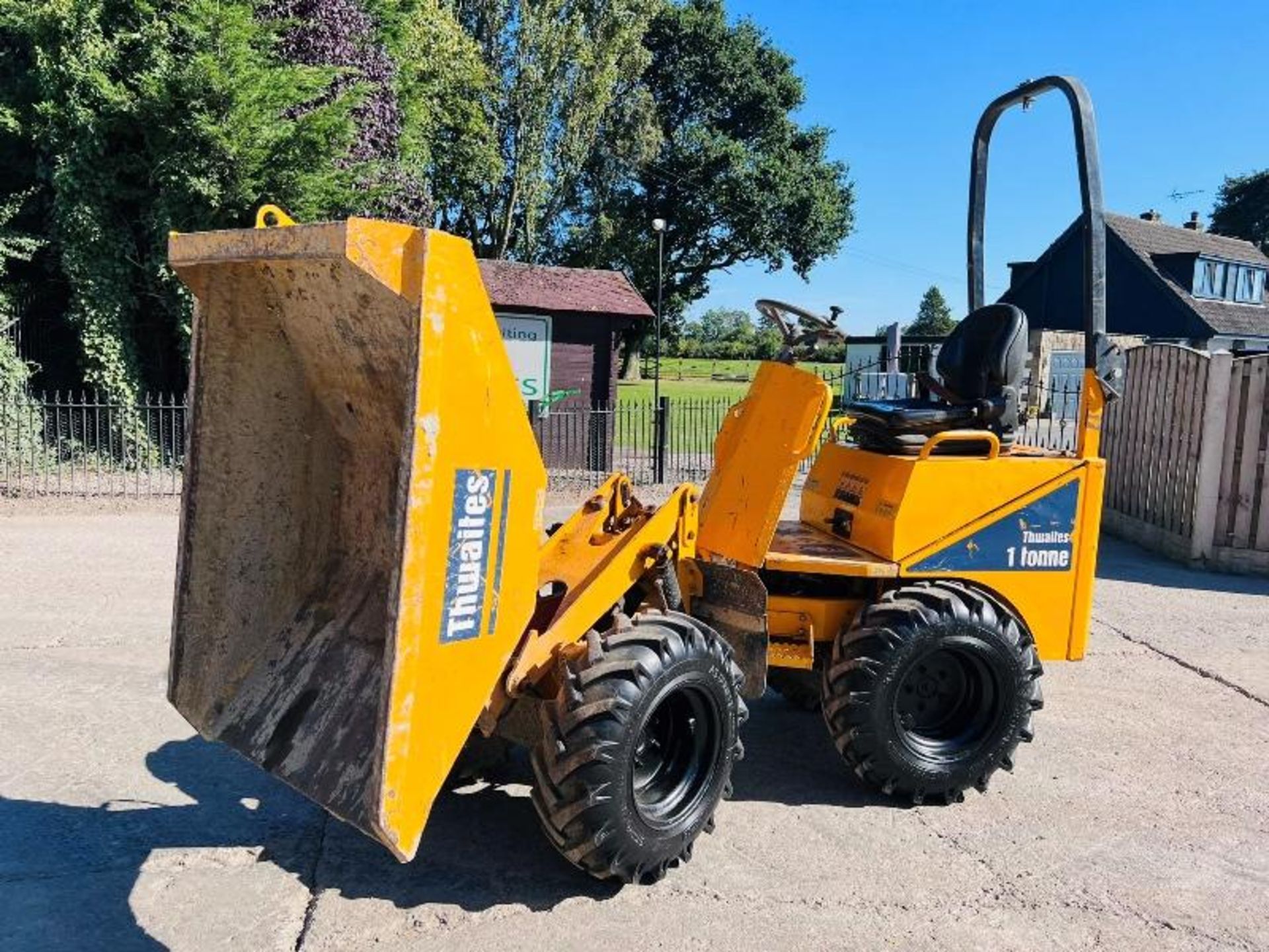 VC00003 THWAITES 1 TON HIGH TIP DUMPER *YEAR 2020, ONLY 1112 HOURS* C/W ...