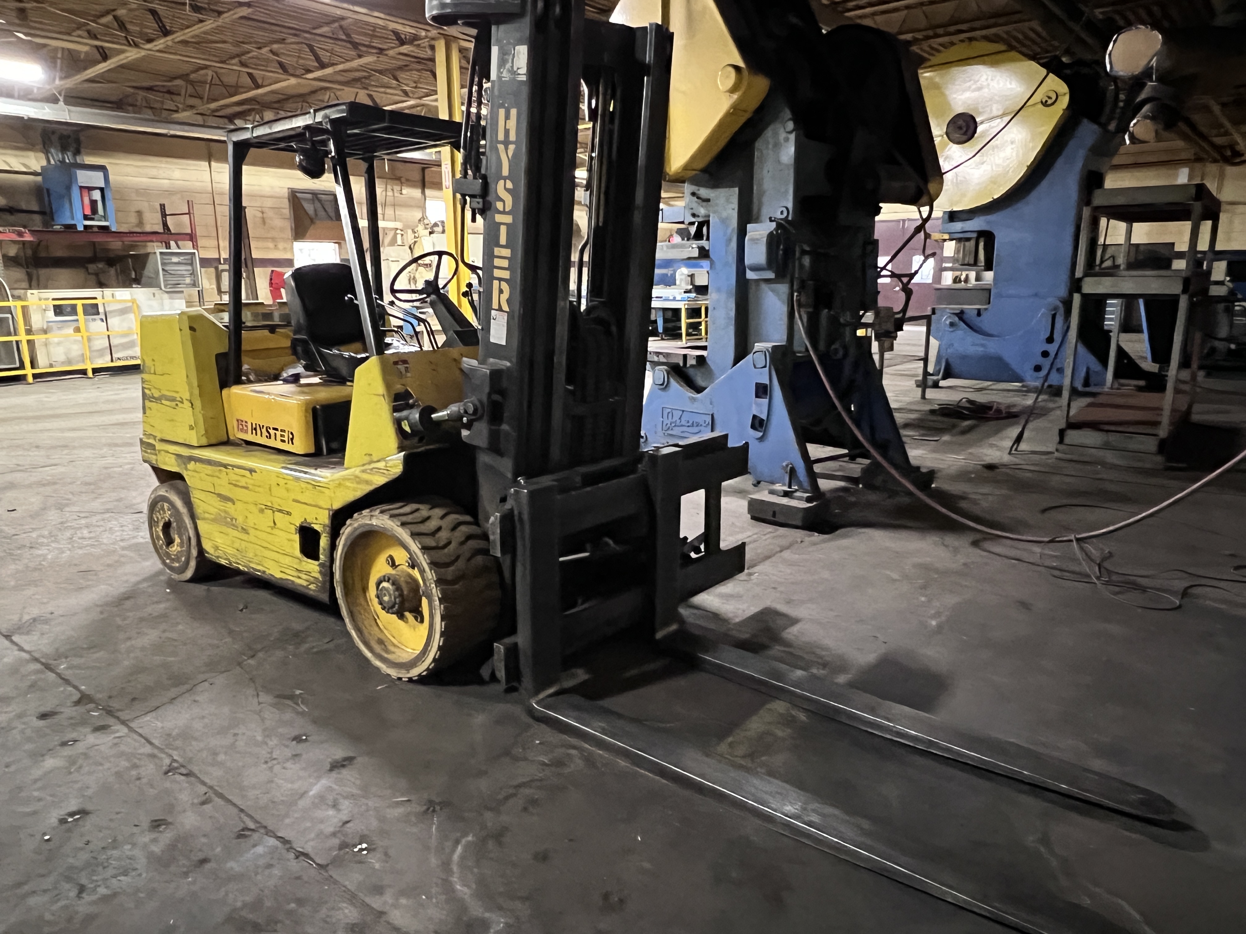 14,800 Lbs Hyster Model S155XL Lift Truck, s/n: B024D02252M, Solid ...