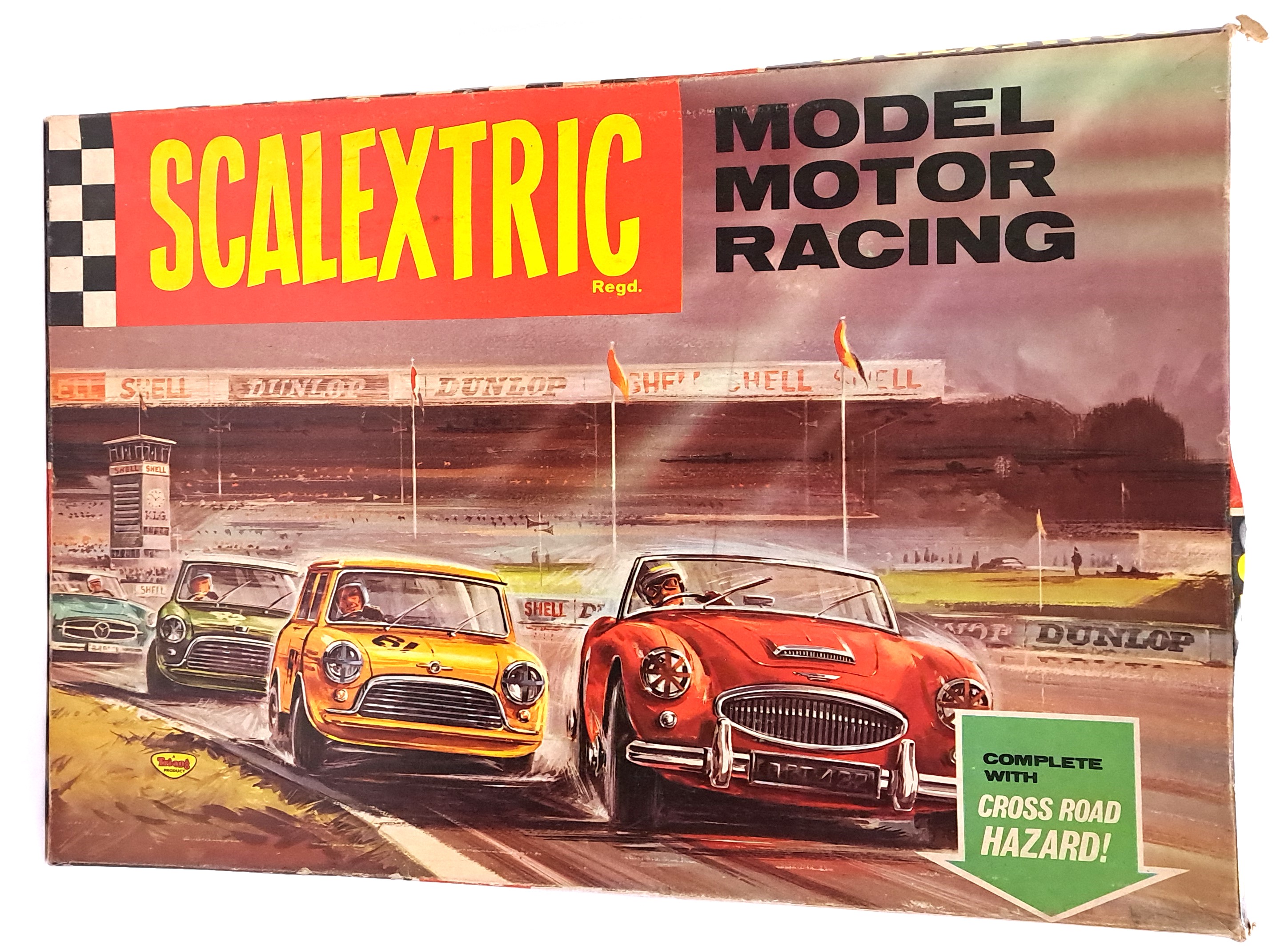 Scalextric Set No.45 to include 2 x Minis (1) red, racing number 2 and ...