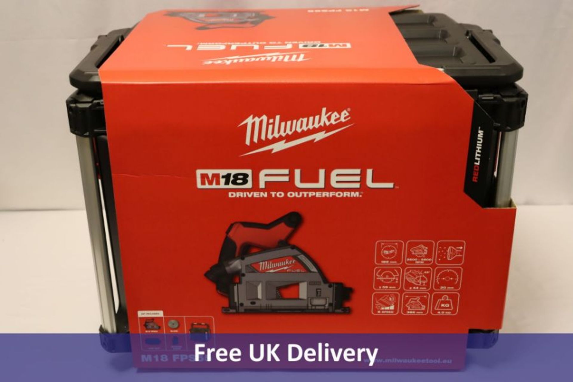Milwaukee M18FPS55-0P 18v Plunge Saw Body in Packout Case