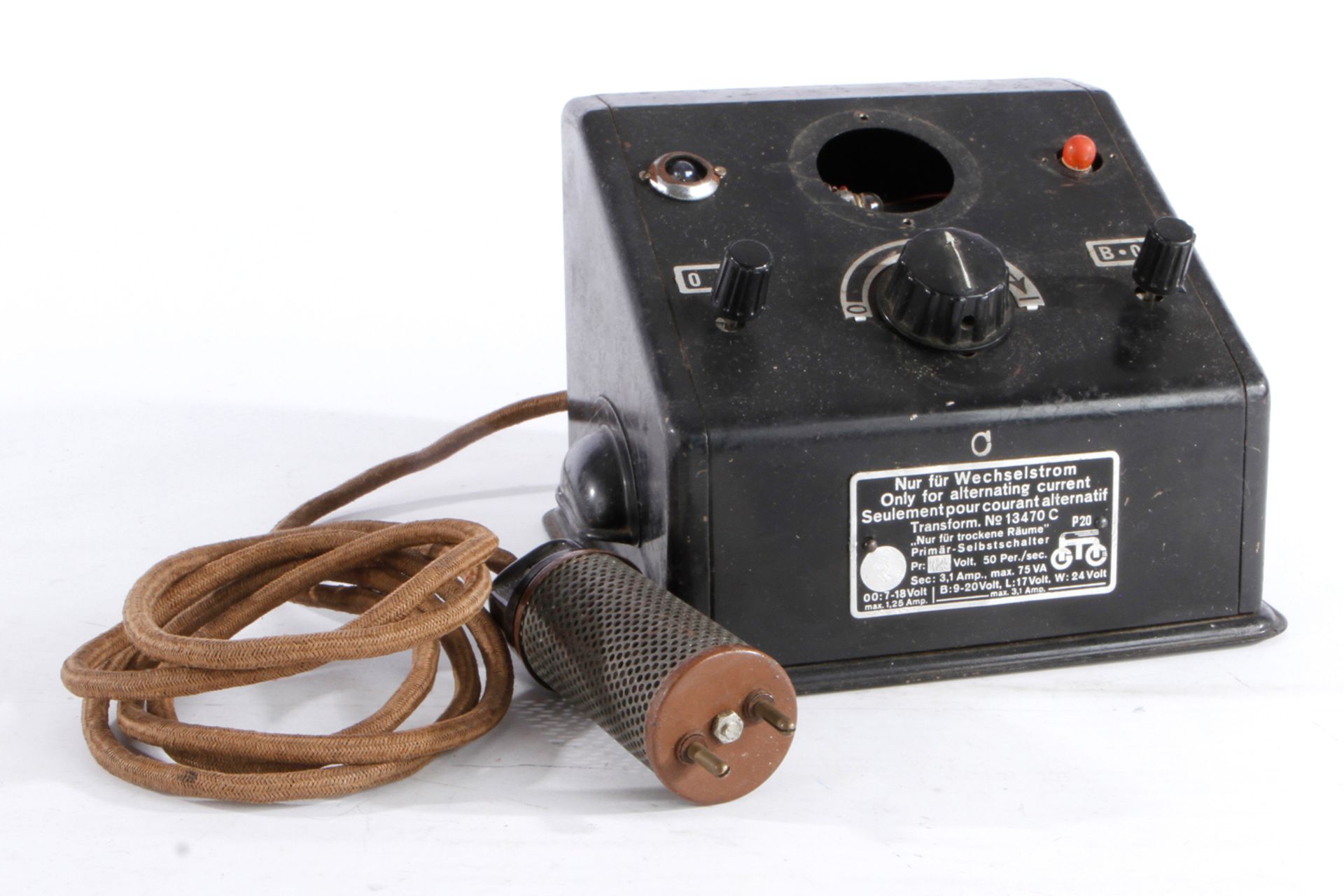Märklin Trafo 13470 C, 125 V, NV, Z 3