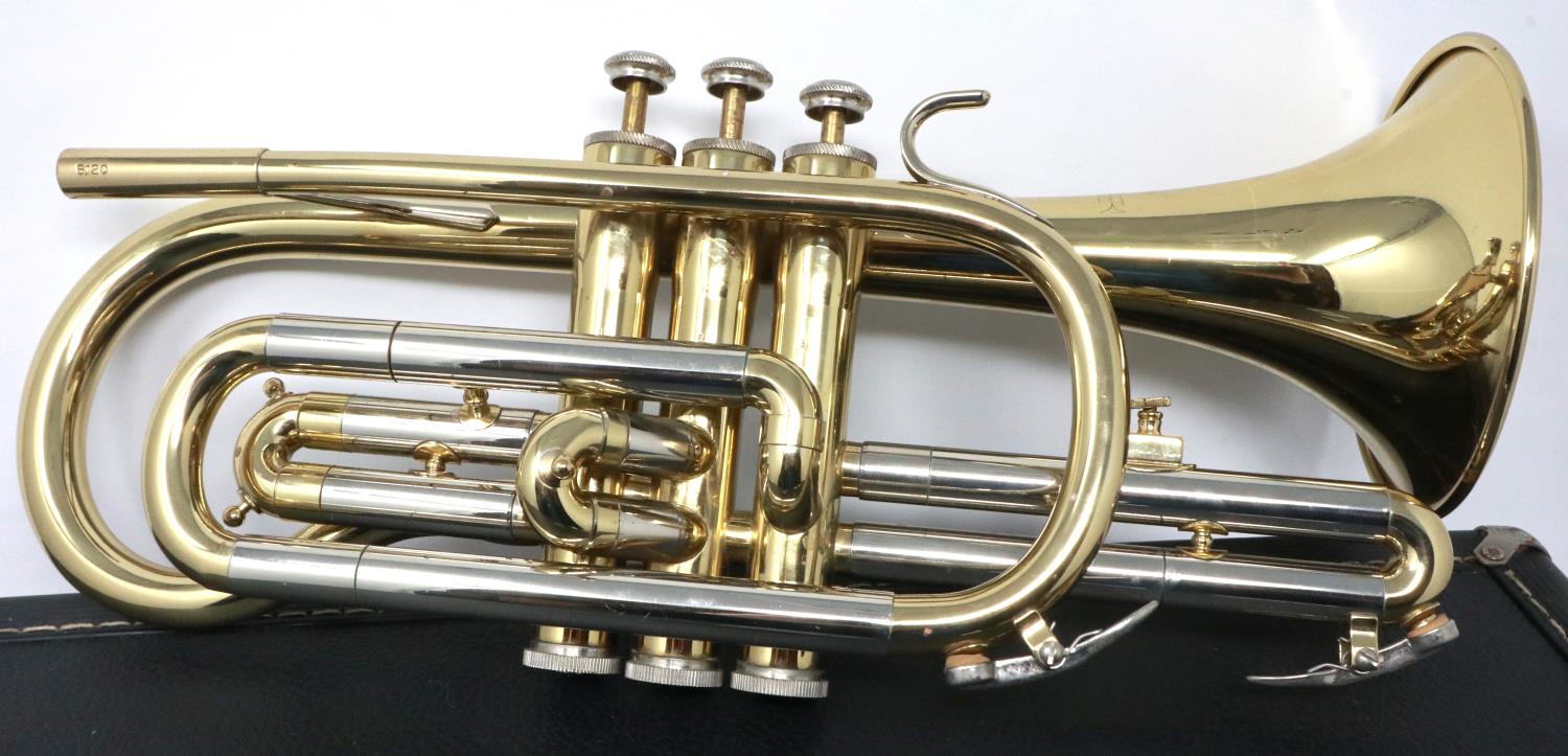 Cased Blessing USA cornet. P&P Group 3 (£25+VAT for the first lot and £ ...
