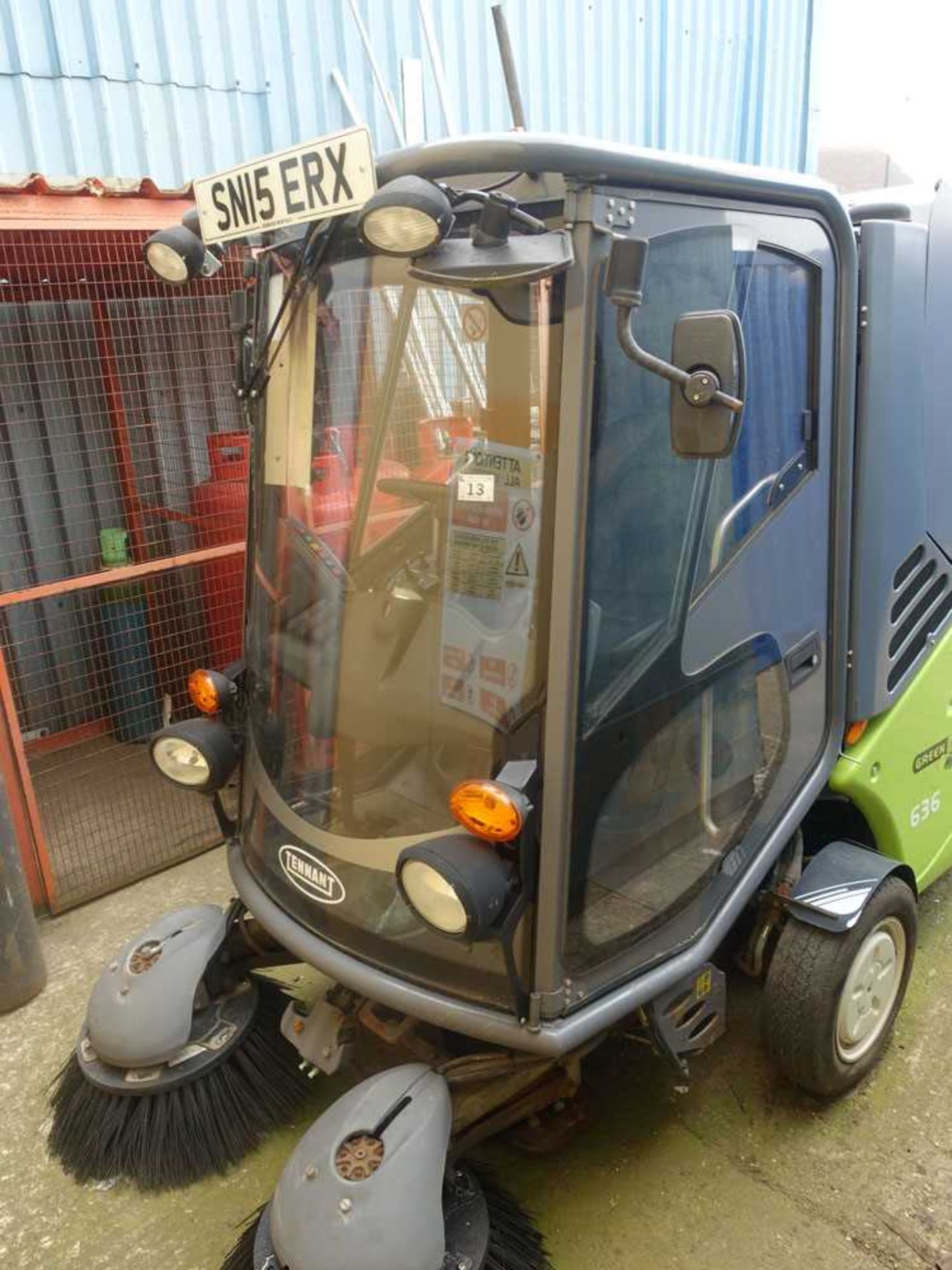+VAT Tennant 636 Green Machines air road sweeper, registration no. SN15 ERX