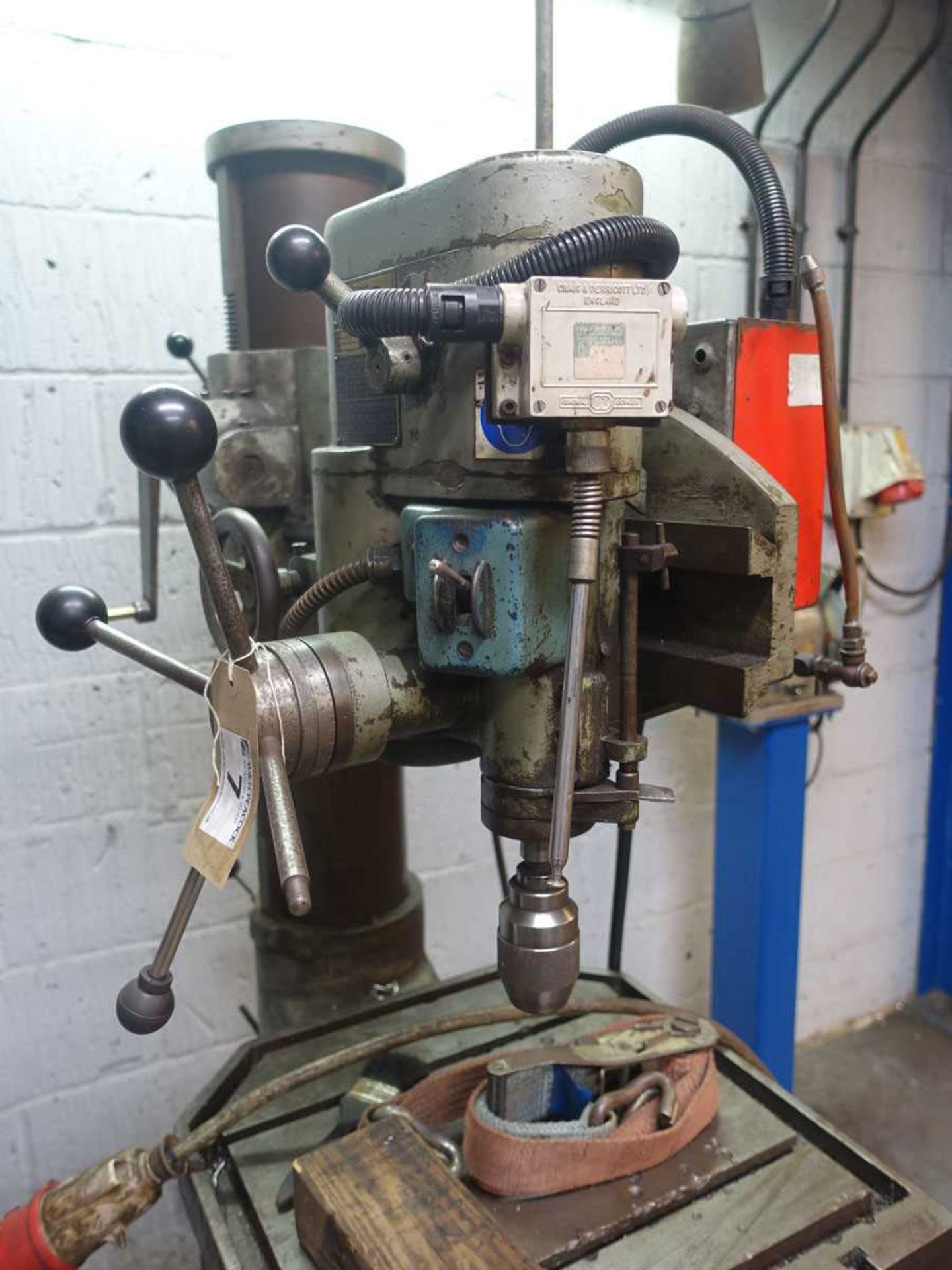 +VAT Arboga Maskiner type ER 125S 12 speed radial drill s/n 113224