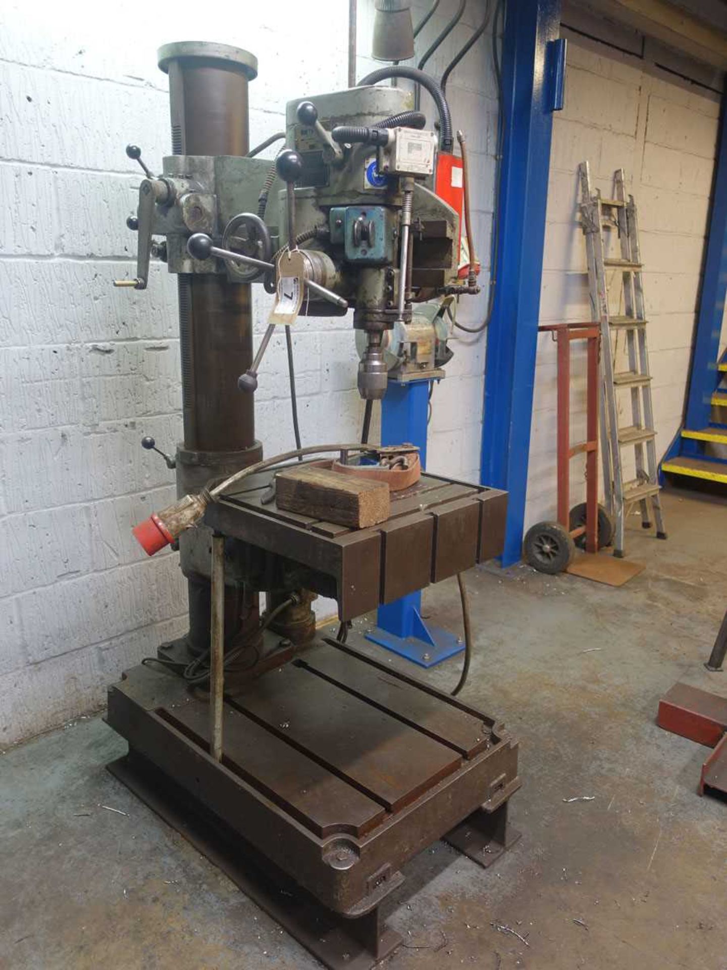 +VAT Arboga Maskiner type ER 125S 12 speed radial drill s/n 113224