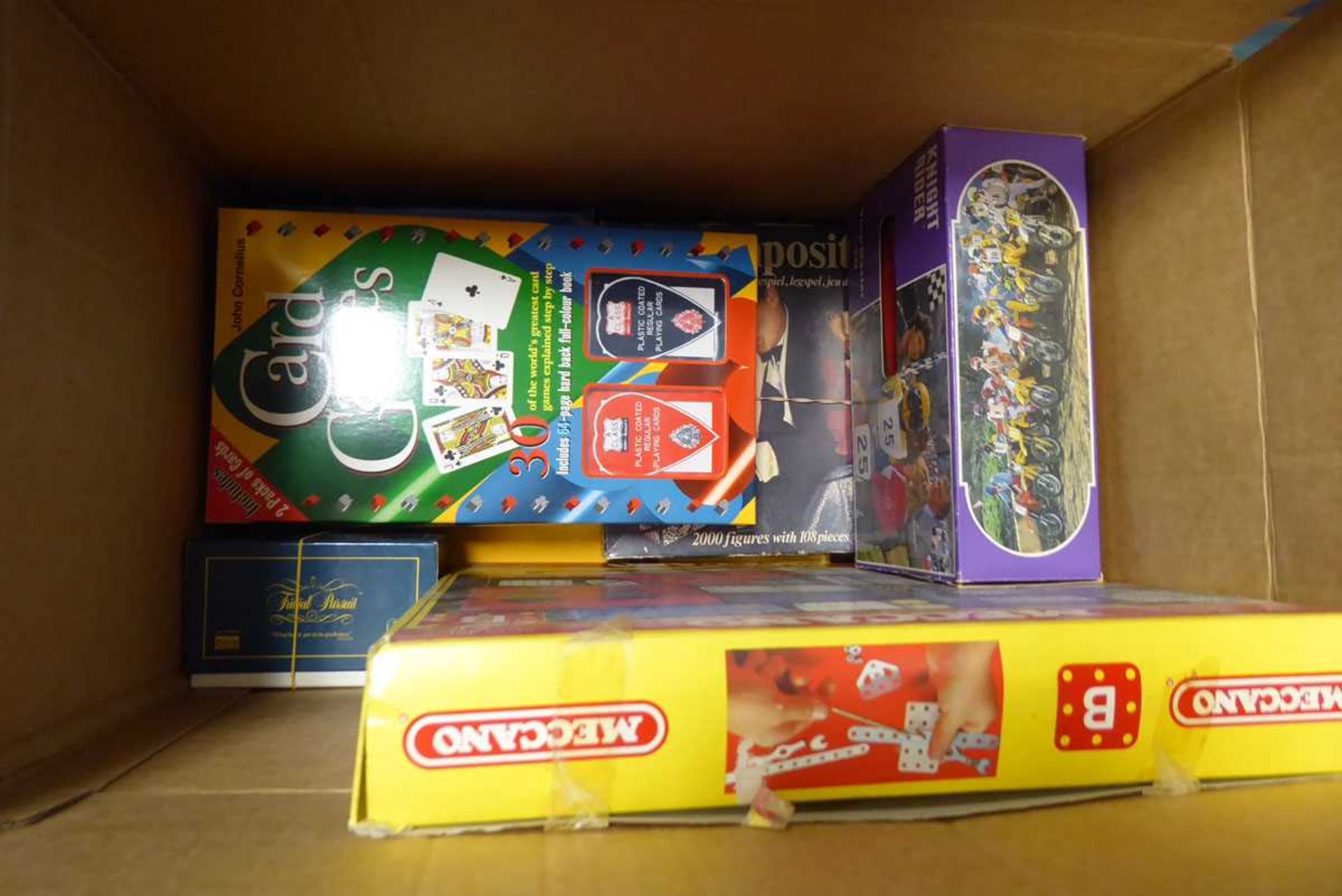 Collection of toys including Dukes of Hazzard General Lee car, Knight ...