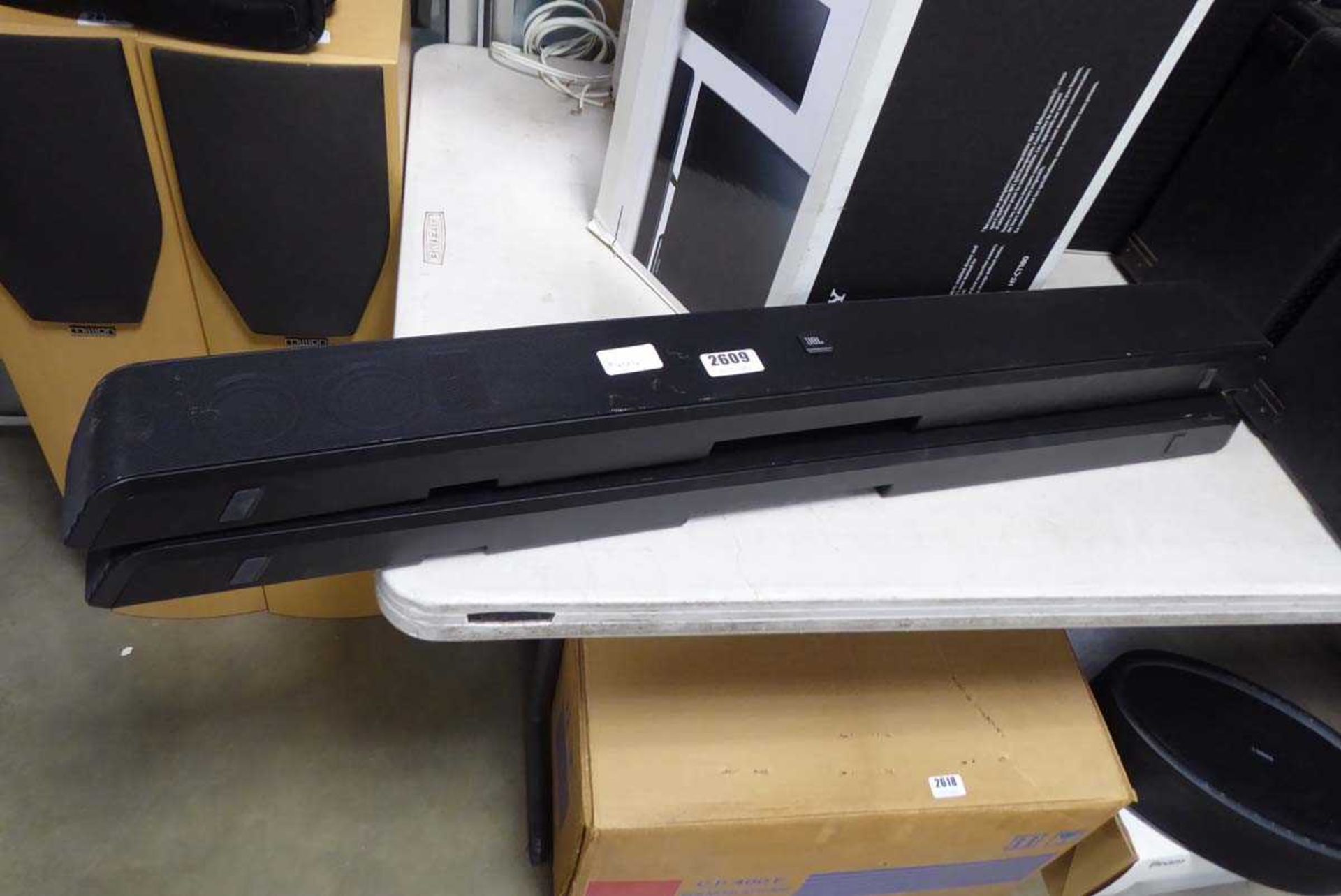 Pair of JBL Professional soundbars