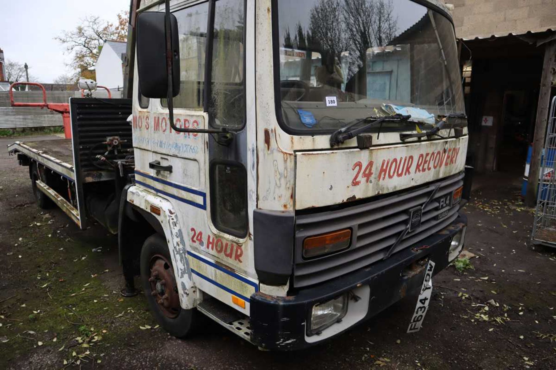 +VAT F634 YDW Volvo FL4 Turbo recovery lorry with a hiab crane plus ...