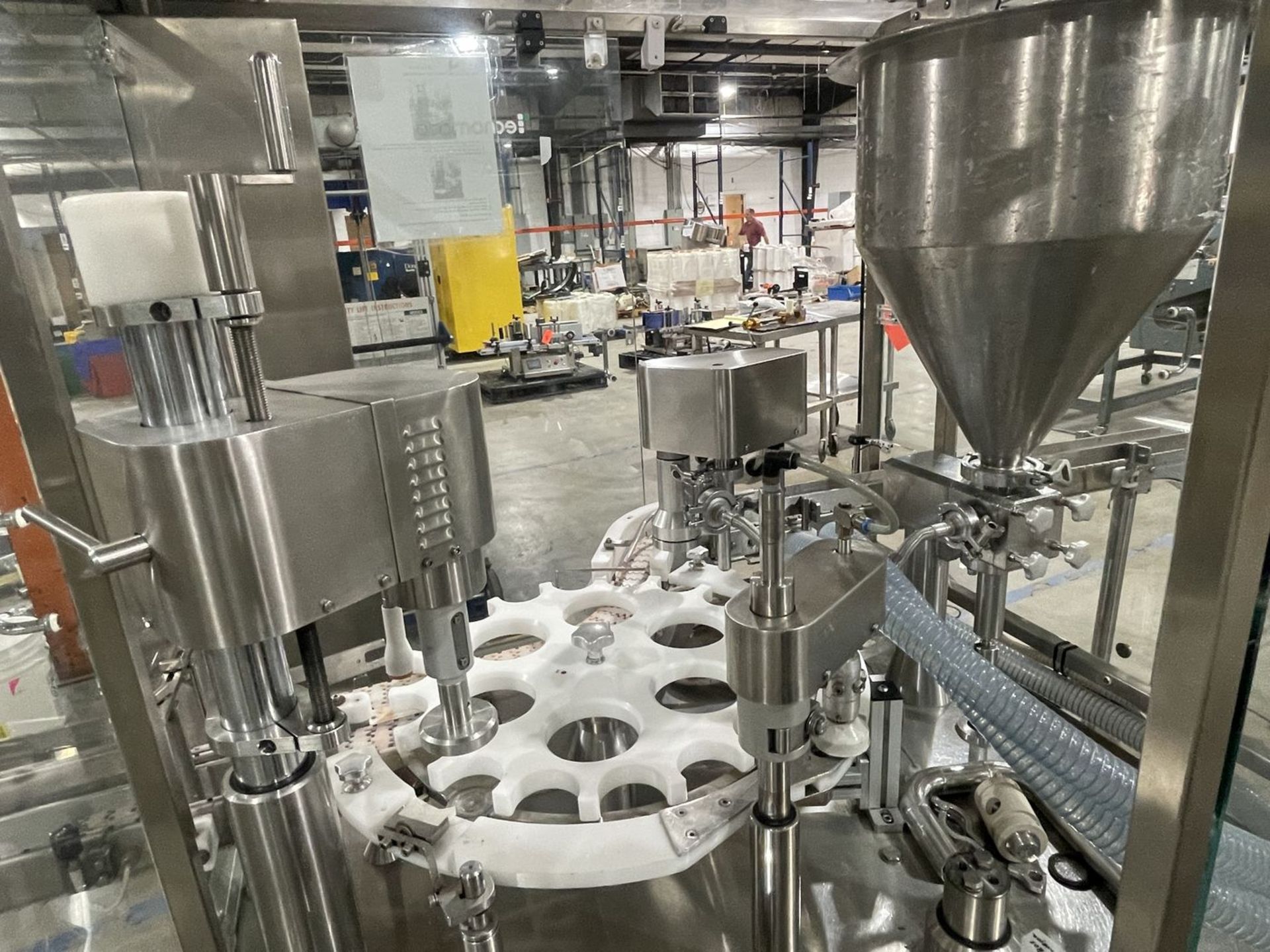2011 Tecnomaco FC1 Filler/Capper Combination, S/N: 1100; with Rotary ...