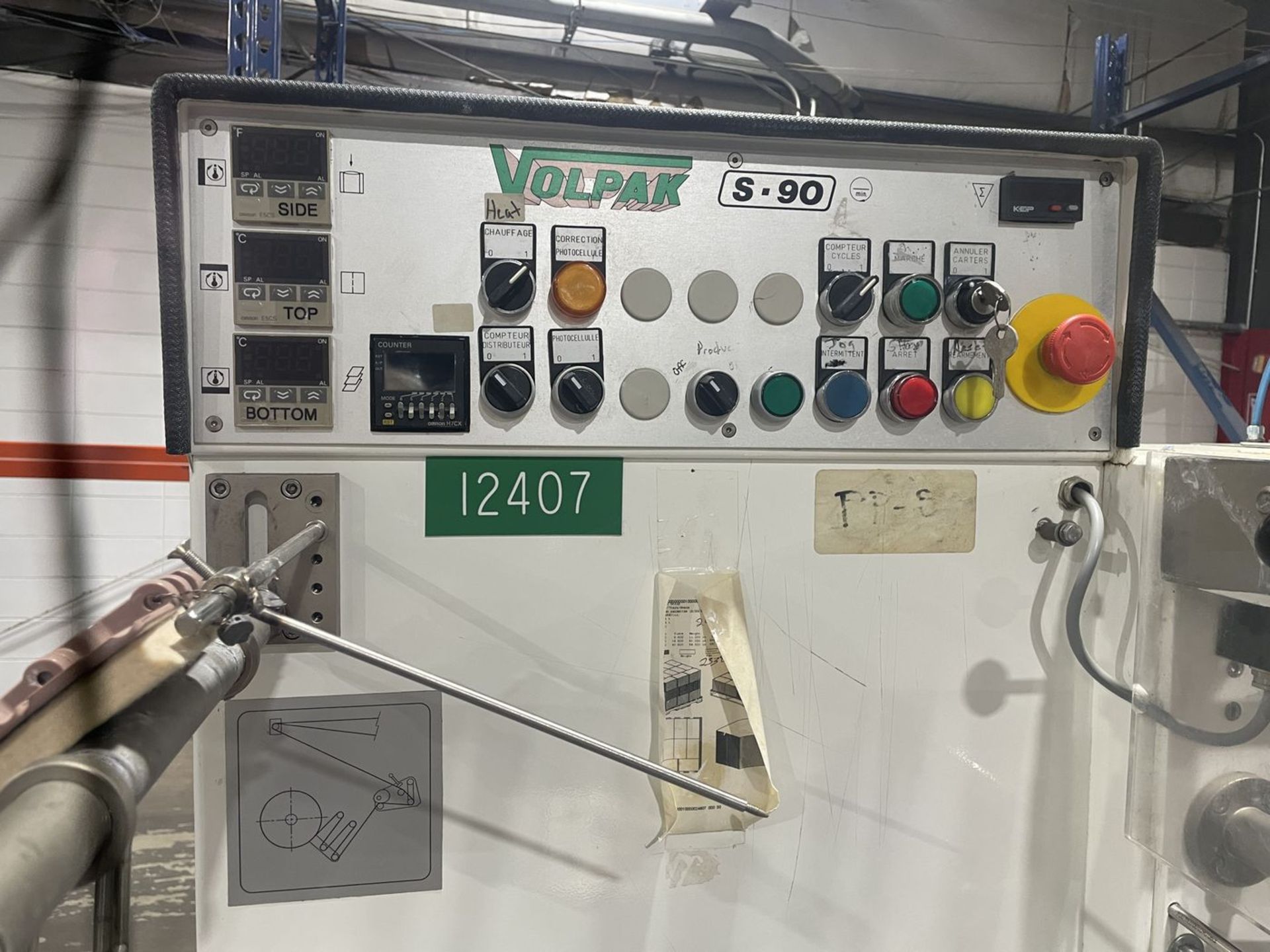 Volpak Model S-90 Complete with Hibar Model HBD28 Single Piston Filler ...