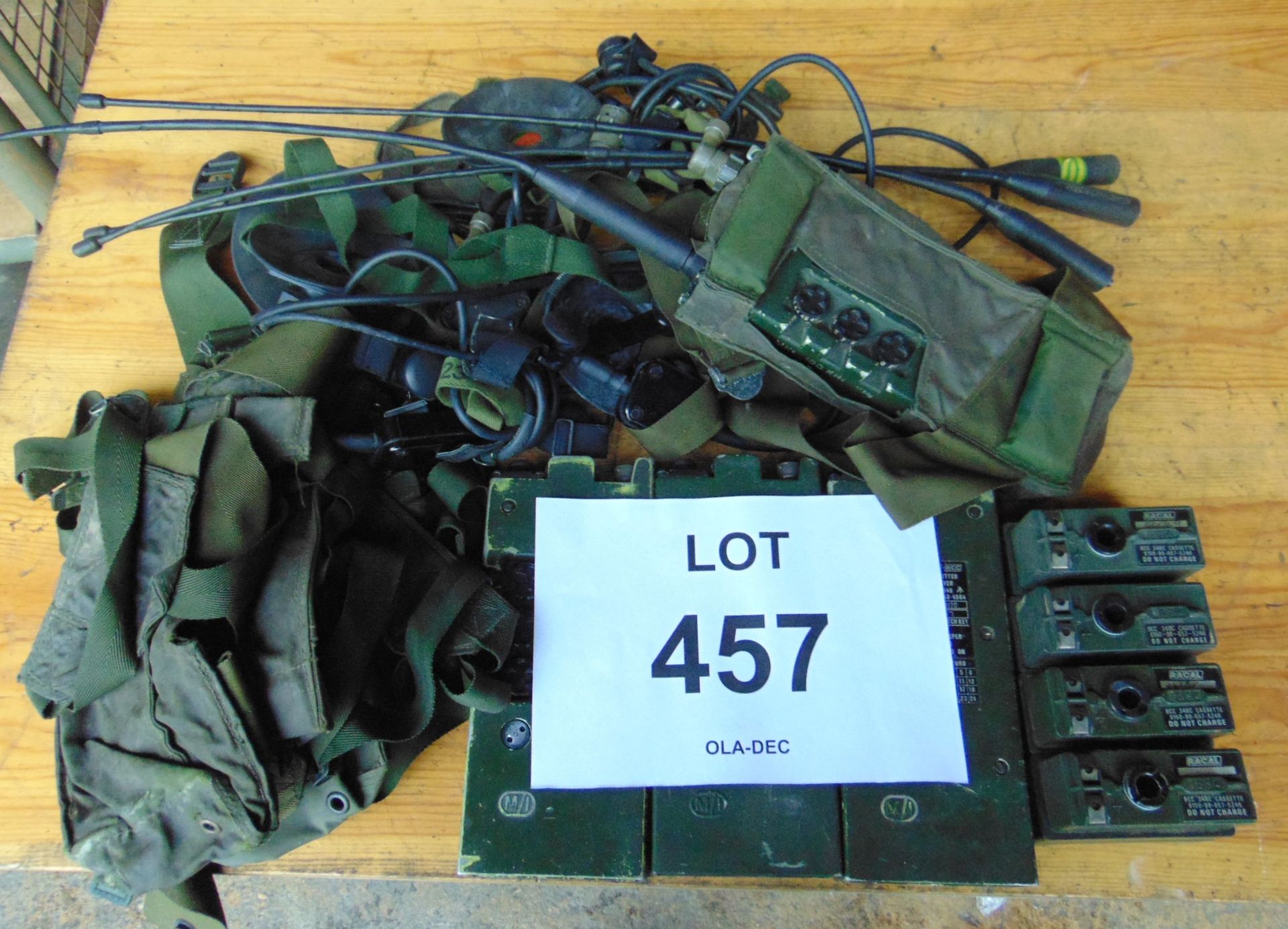 You are bidding on 4 x UK / RT 349 Transmitter Receiver Complete as ...