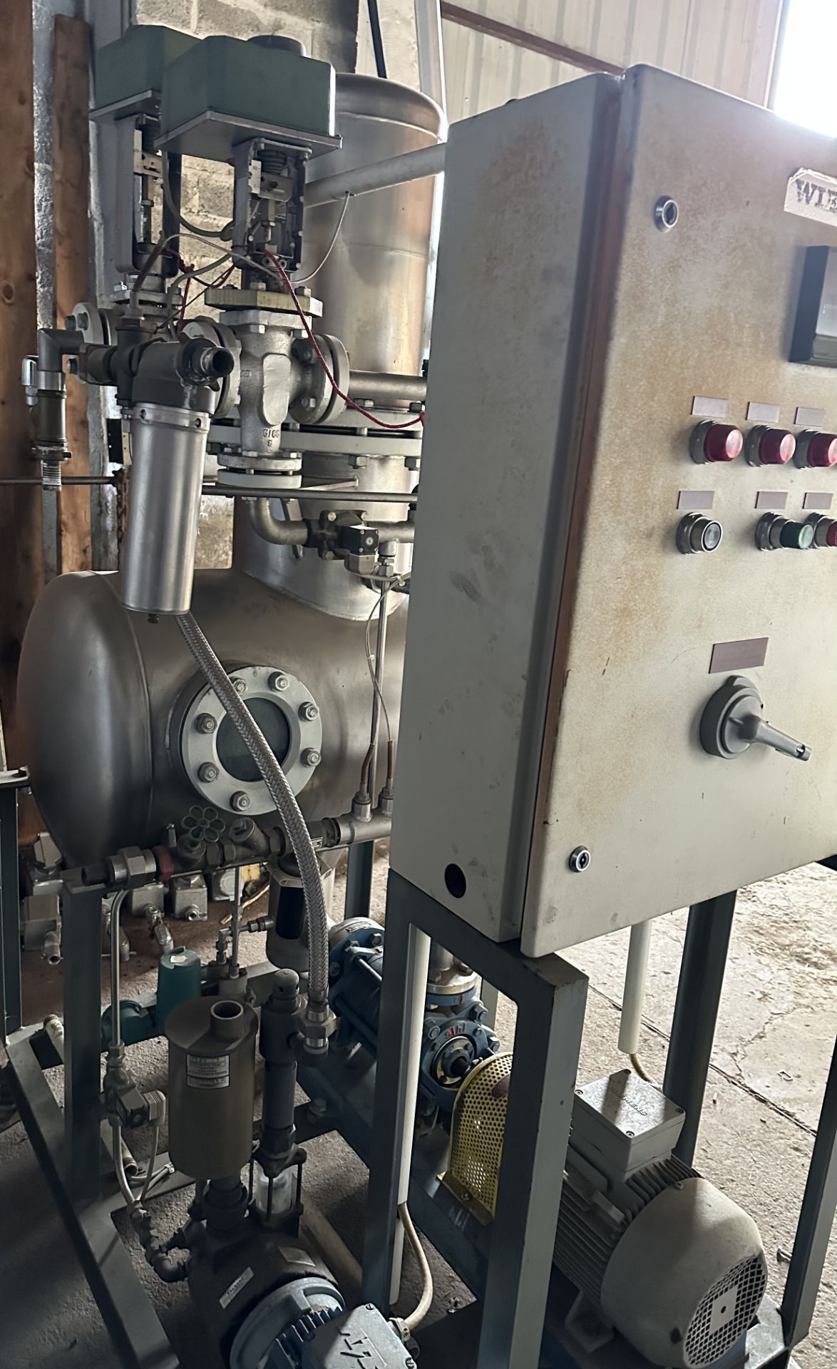 LOCATED IN RIDDLE, OR- Used GEA Wiegand Solvent Evaporator w/ Liquid ...