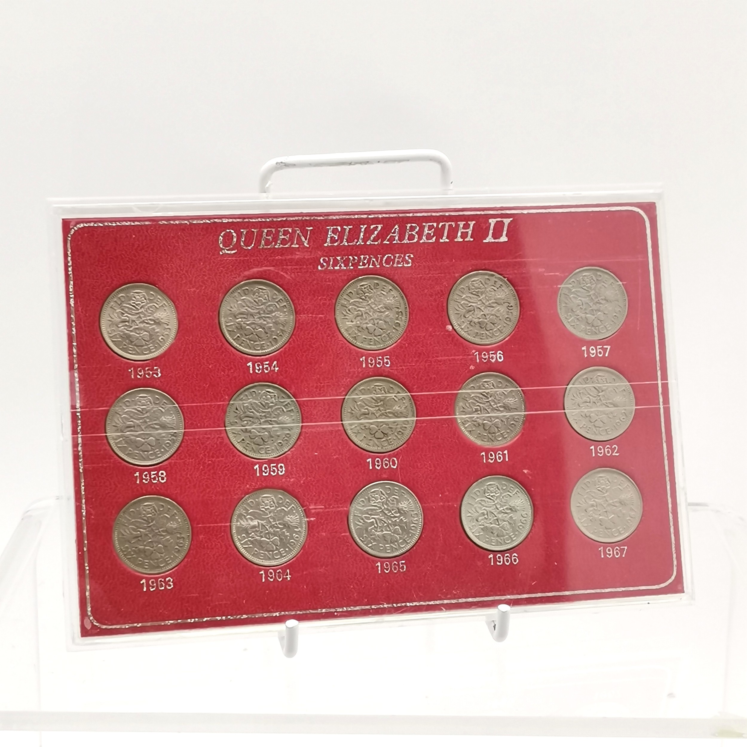 11 x pre-decimal GB coin sets inc sixpence set & 1970 farewell LSD coinage