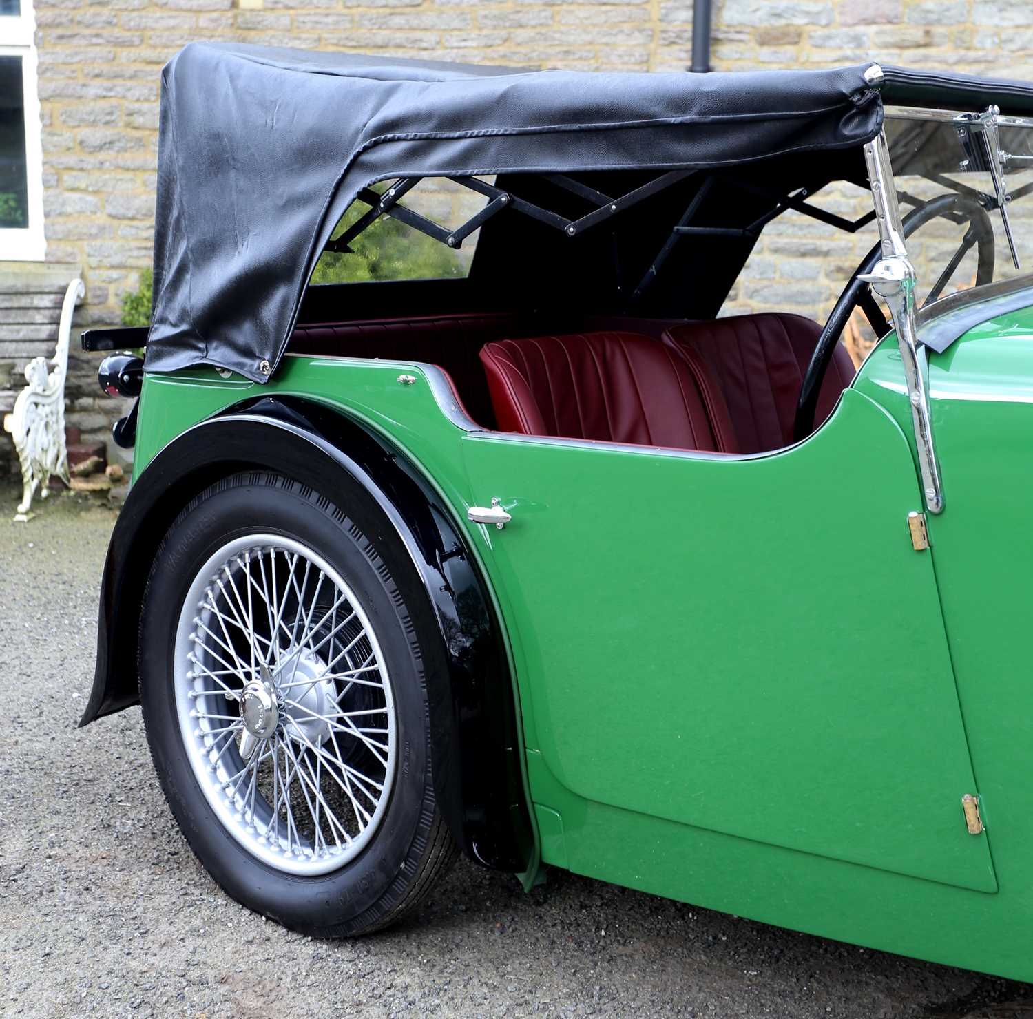 A 1932 MG F-Type Magna, GY 1698, converted from a two seater to a four ...