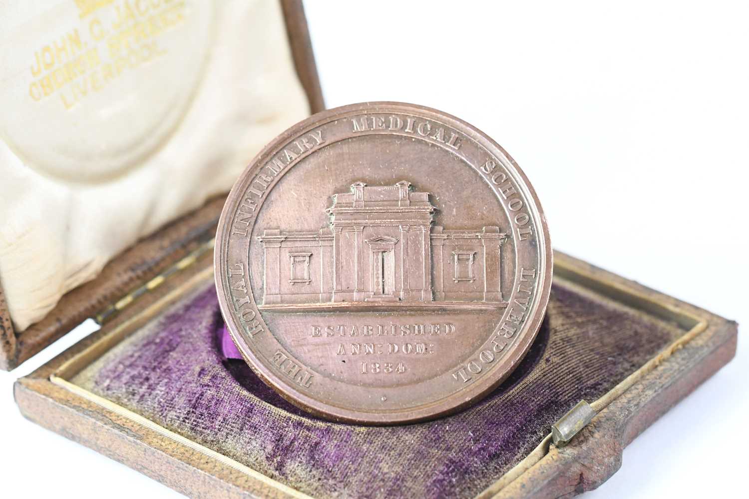 A bronze medal for The Royal Infirmary Medical School Liverpool ...
