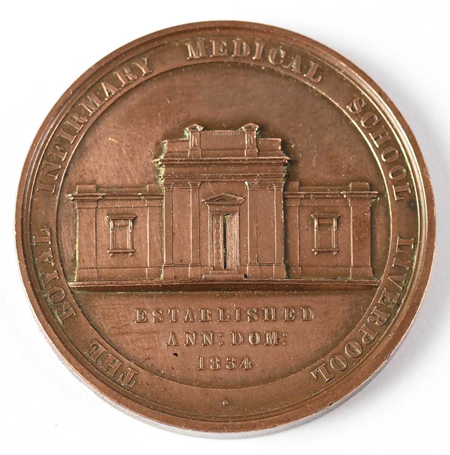 A bronze medal for The Royal Infirmary Medical School Liverpool ...