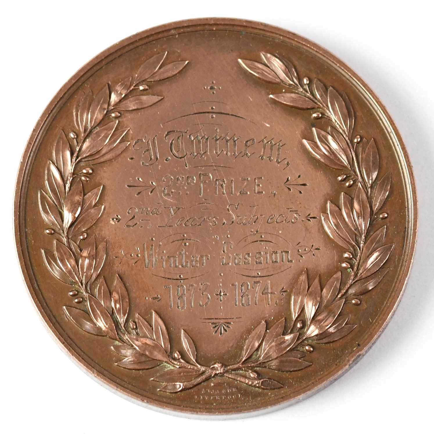 A bronze medal for The Royal Infirmary Medical School Liverpool ...