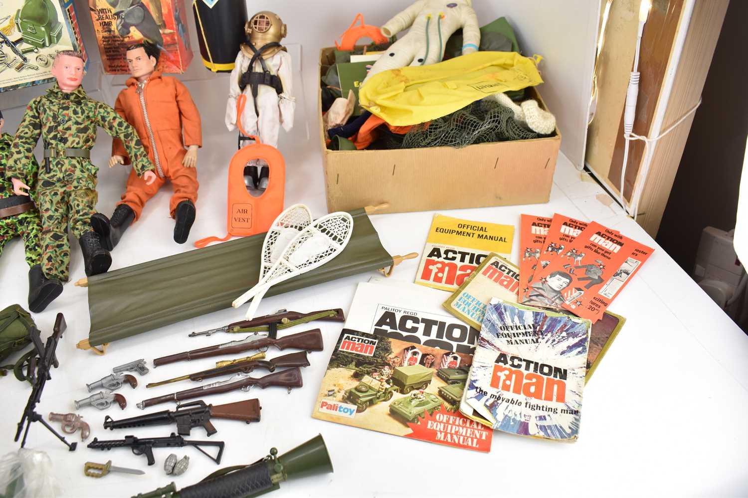 ACTION MAN; various figures comprising Palitoy 'Atomic Man', 'Action ...