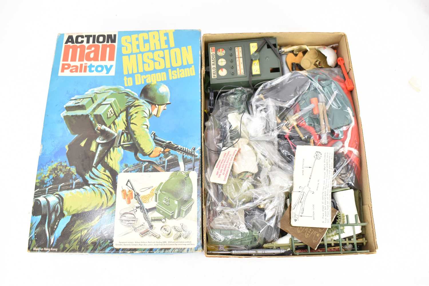 ACTION MAN; various figures comprising Palitoy 'Atomic Man', 'Action ...