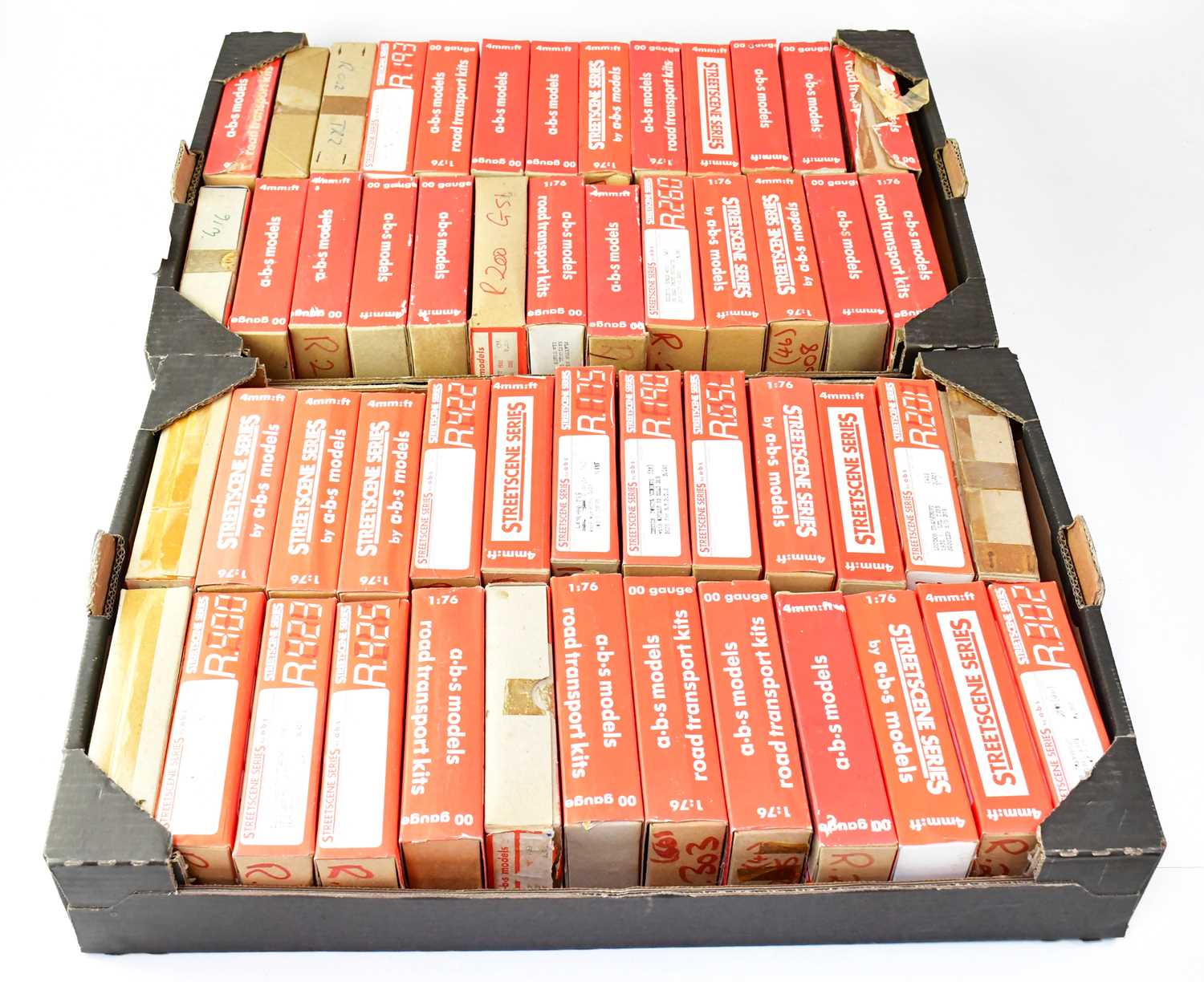 ABS MODELS; fifty-two mainly 'Streetscene Series' 1:76 scale '00' gauge ...