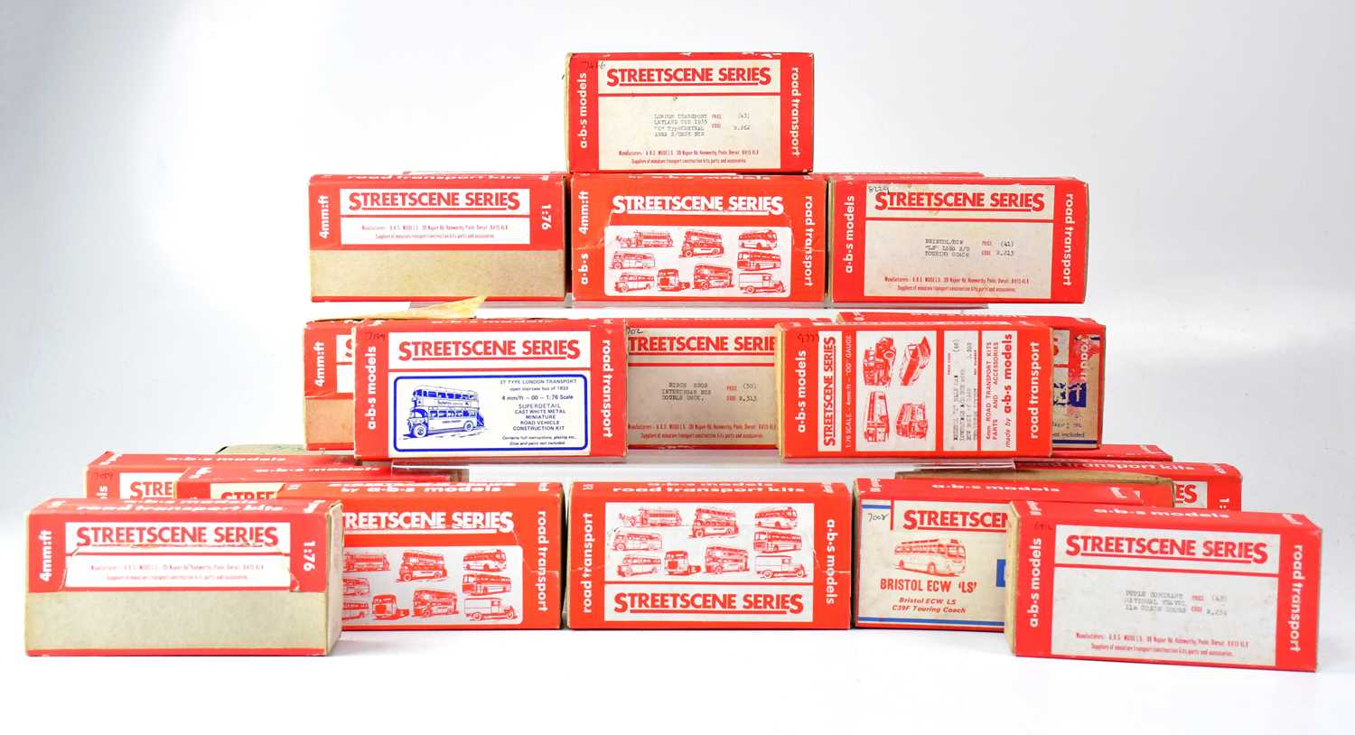 ABS MODELS; fifty-two mainly 'Streetscene Series' 1:76 scale '00' gauge ...
