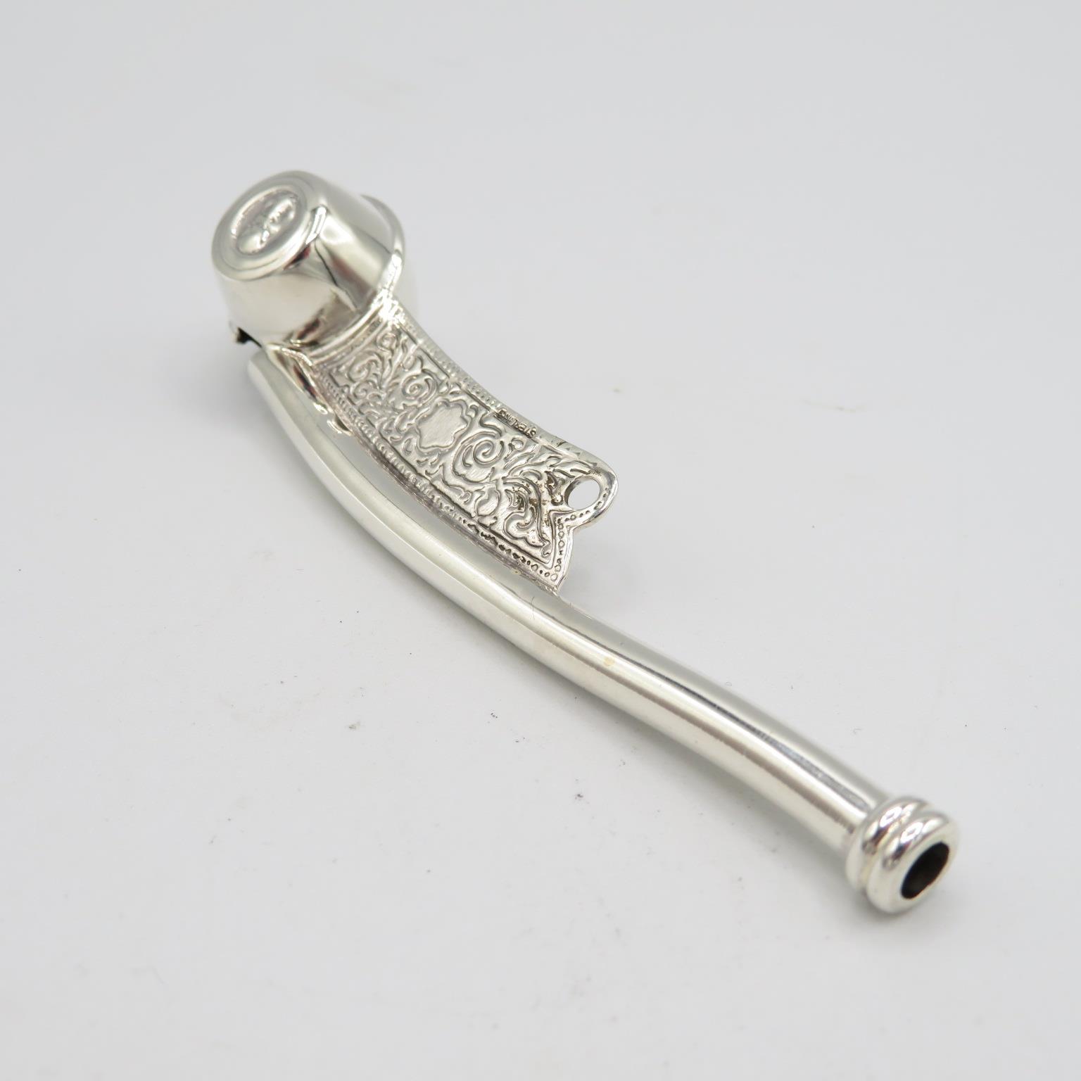 Silver Bosun's Whistle not hallmarked but tests as 925 silver (20g ...