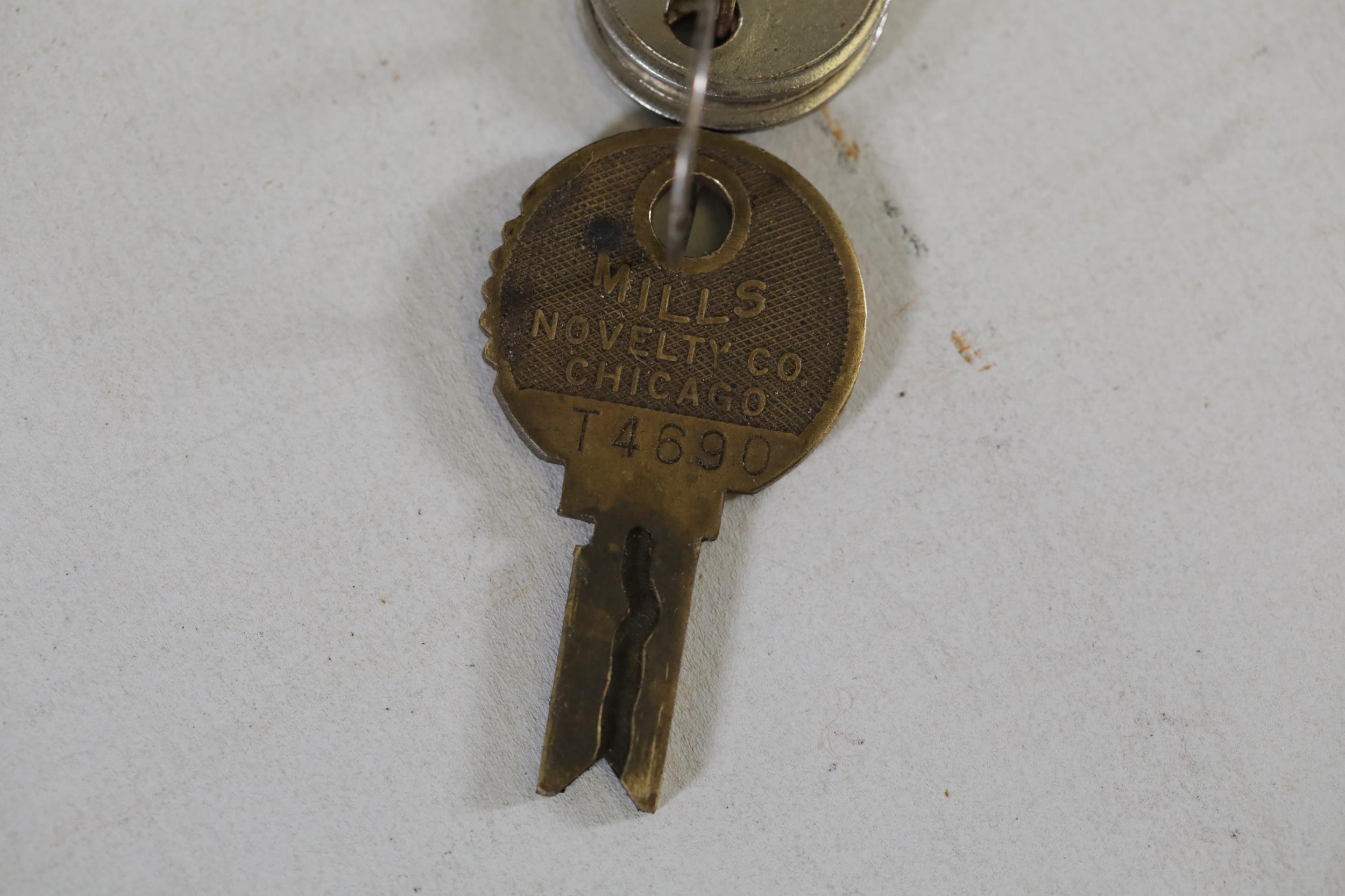 Mills Poinsettia Slot Machine - c.1929 - Restored & Working - 1D Coin ...