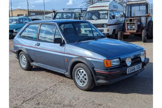 Make & Model:Ford , Fiesta XR2 Date of Reg:E666TOG Colour:Grey cc:1597 ...