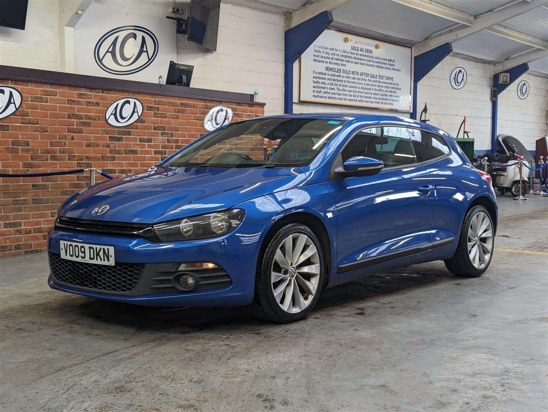 Make & Model:VOLKSWAGEN, SCIROCCO GT Date of Reg:VO09DKN Colour:BLUE cc ...