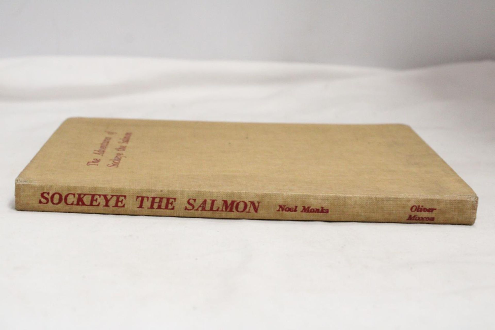 A FIRST EDITION BOOK, 'THE ADVENTURES OF SOCKEYE THE SALMON'