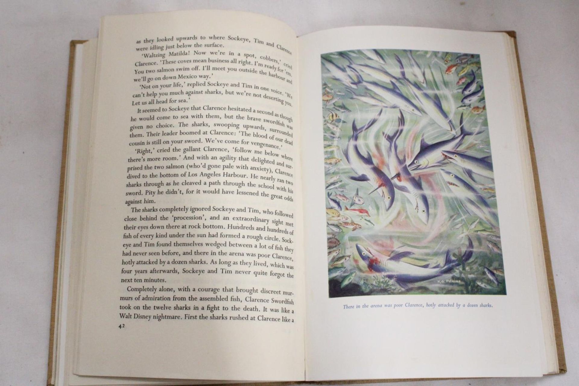 A FIRST EDITION BOOK, 'THE ADVENTURES OF SOCKEYE THE SALMON'