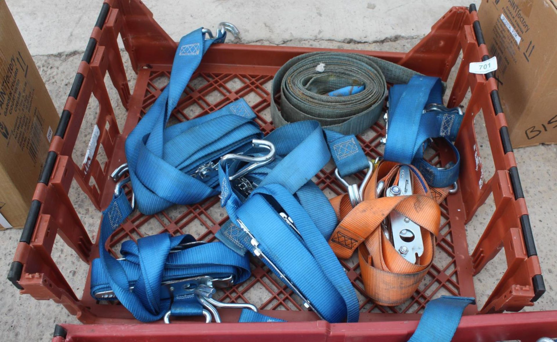 7 LORRY LOADING STRAPS NO VAT