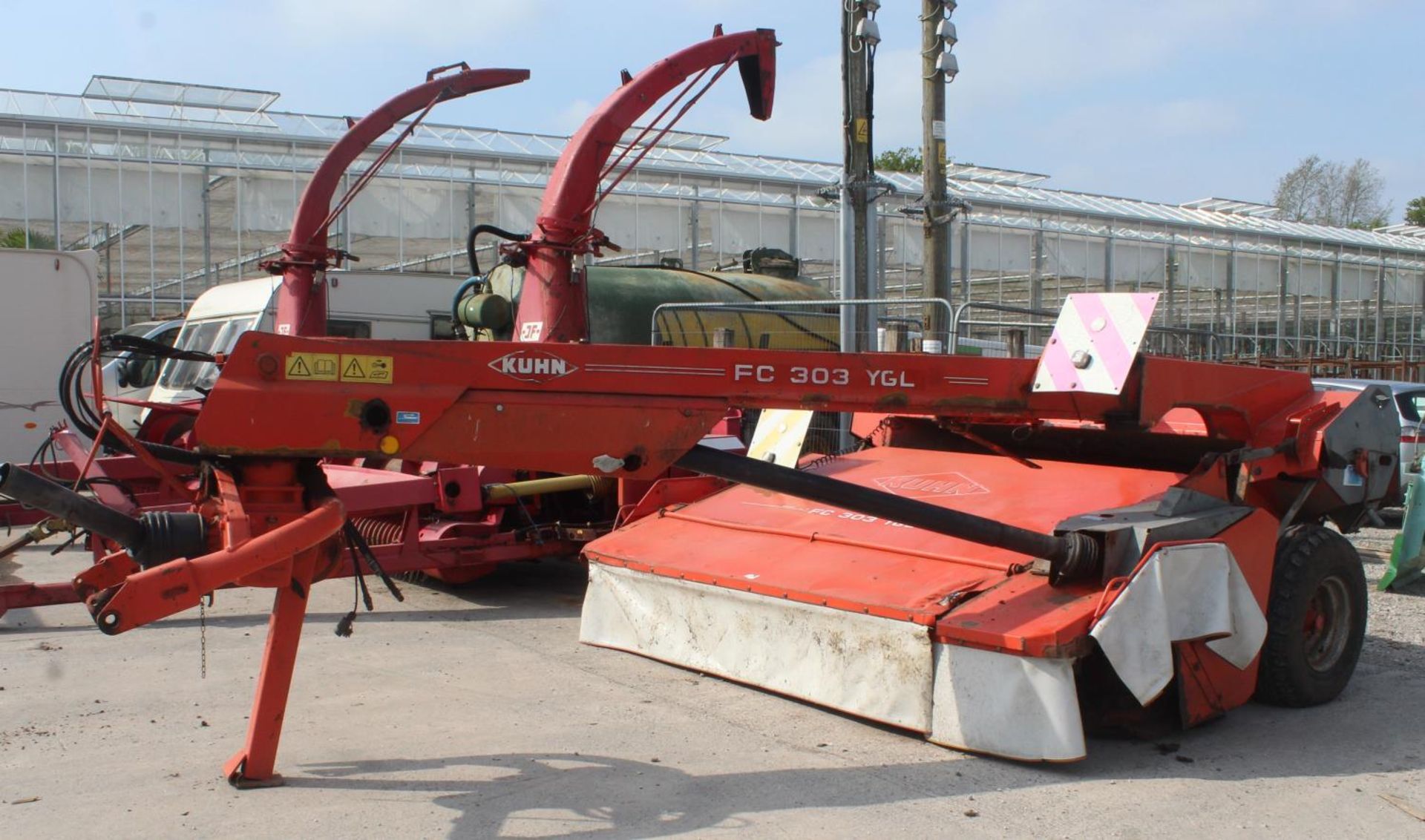 KUHN FC 303 MOWER CONDITIONER WORKING WHEN LAST USED + VAT