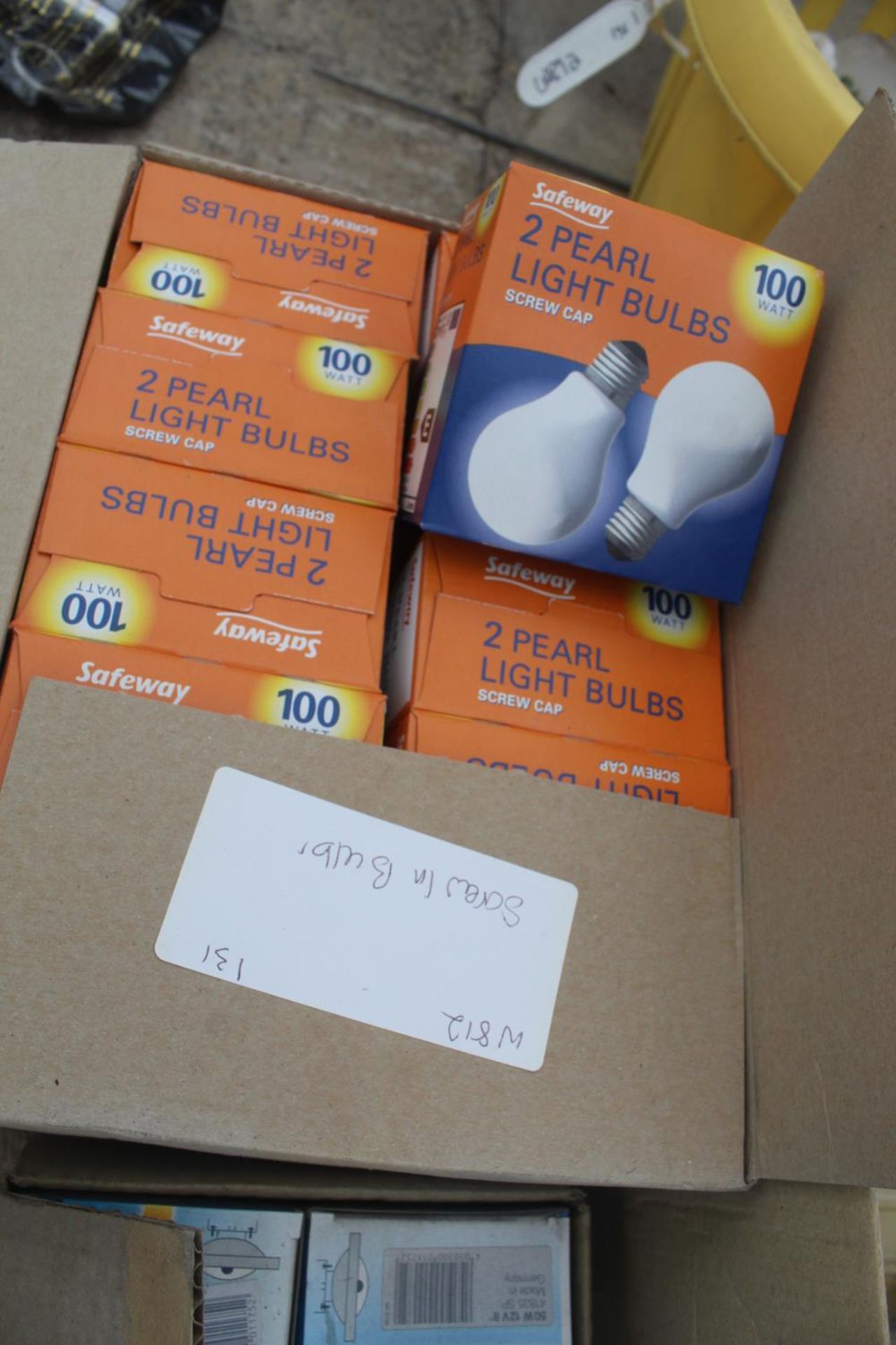 3 BOXES OF ASSORTED BULBS + VAT