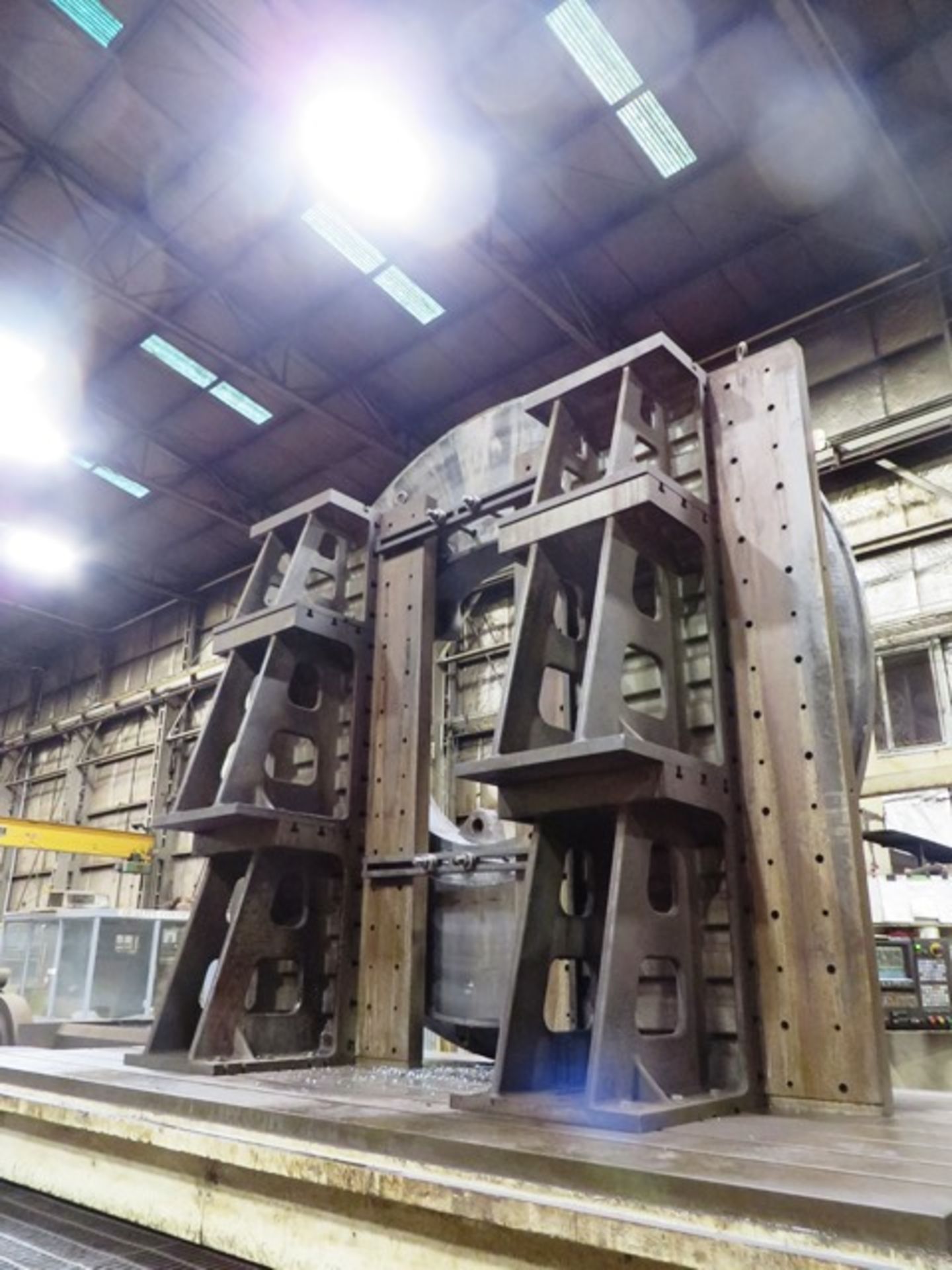 (2) Sets of (3) Stacked Angle Plates Made up to be 8' x 4' Drilled ...