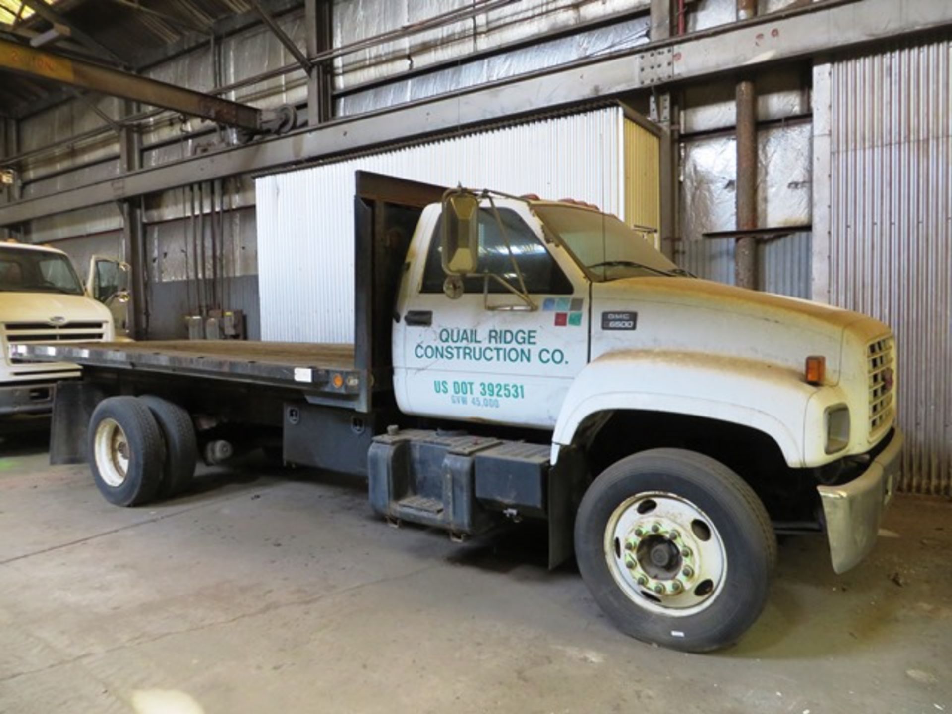 GMC 6500 Flatbed Truck with 6' Bed, 5 Speed Transmission GY to 45,000 ...