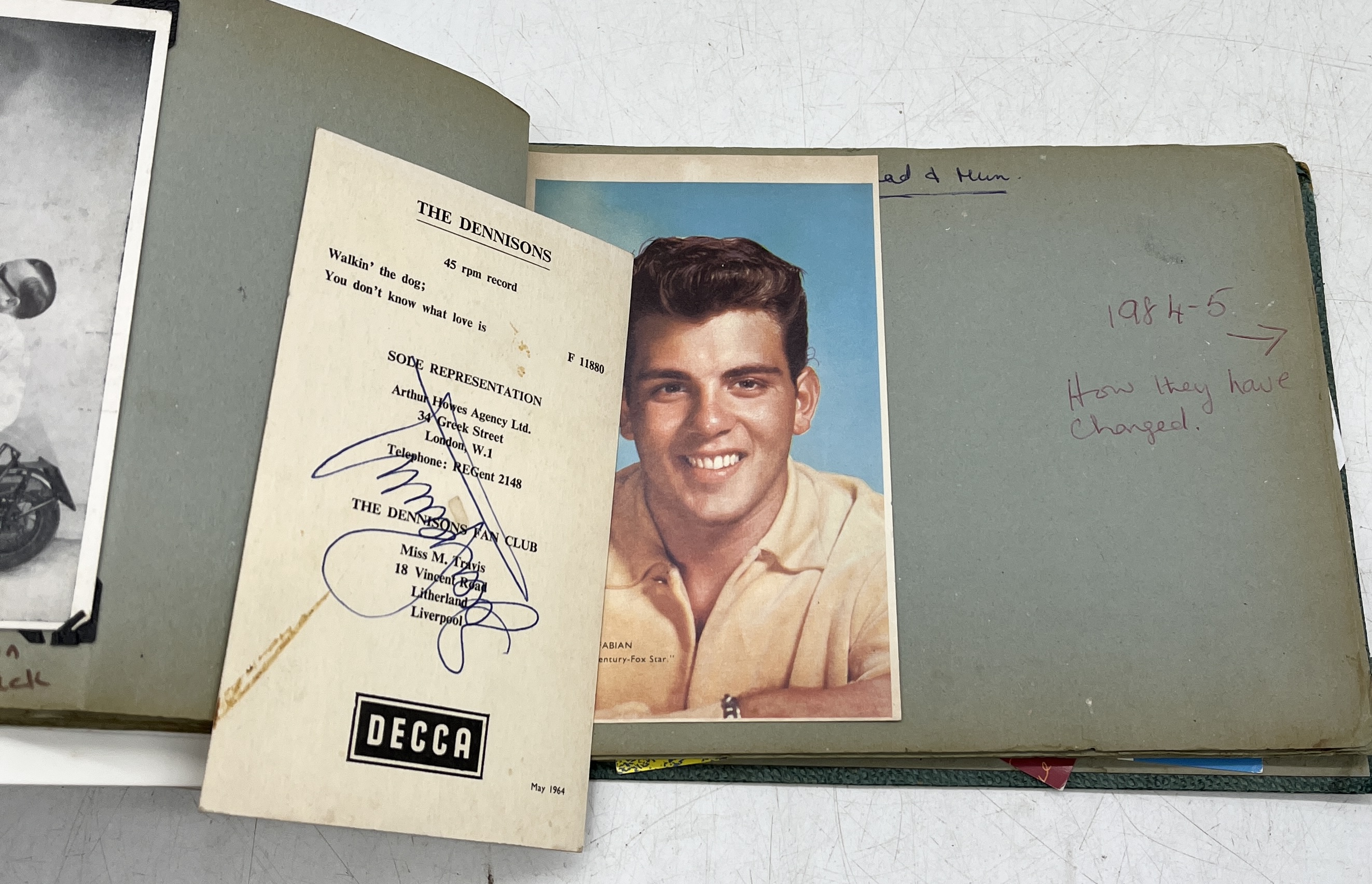 Three vintage autograph books, one filled with numerous signed ...