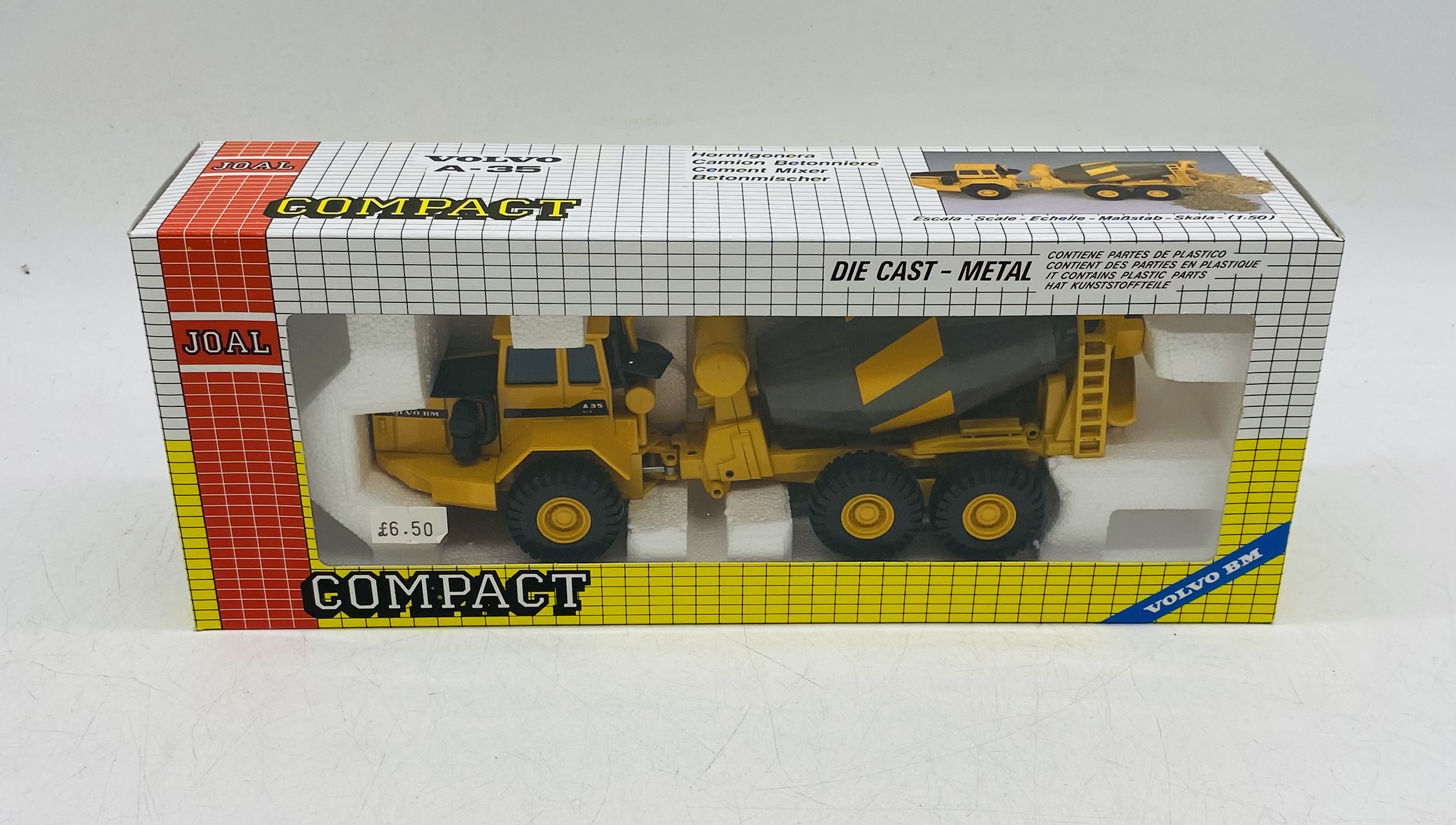 Four boxed Joal Compact die-cast construction model vehicles including ...