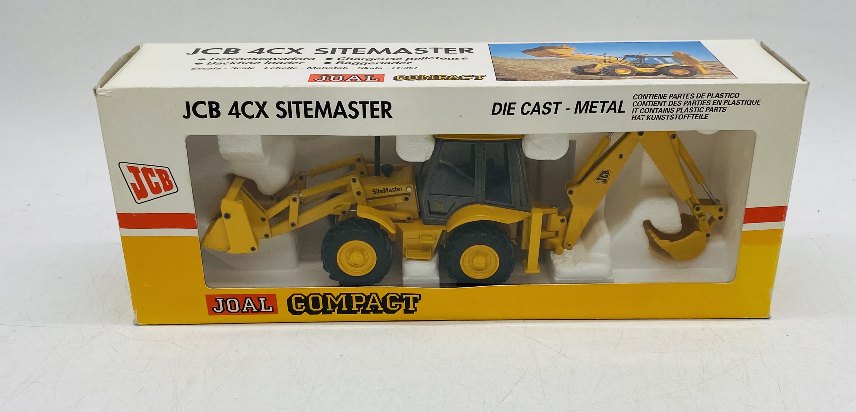Four boxed Joal Compact die-cast construction model vehicles including ...