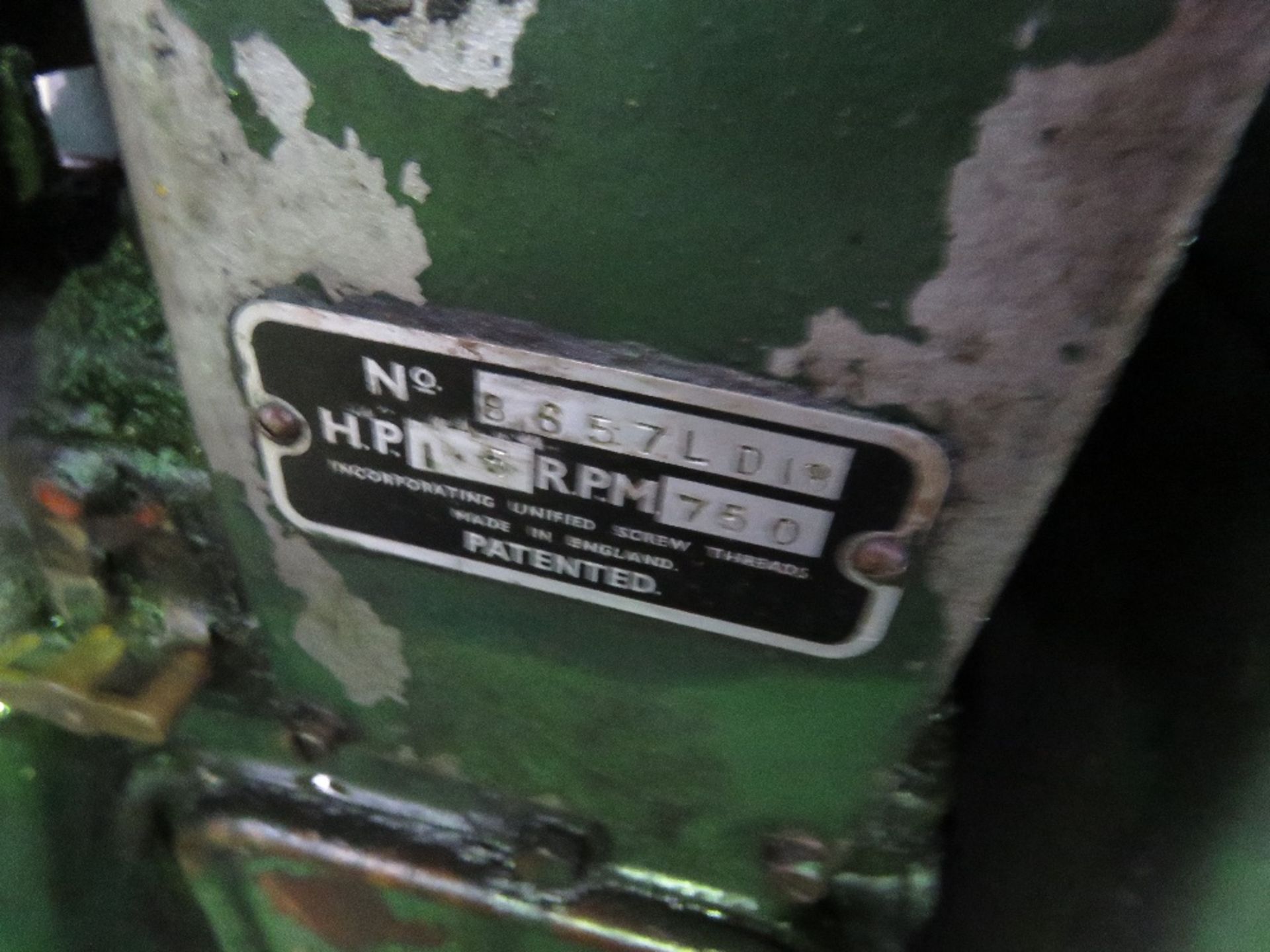 LISTER HANDLE START DIESEL ENGINE WITH HANDLE