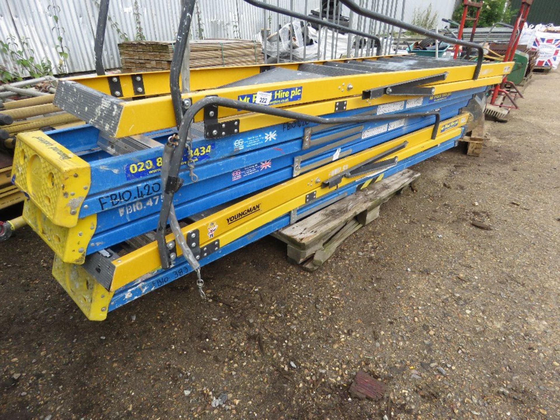 5NO GRP STEP LADDERS, LARGE SIZED