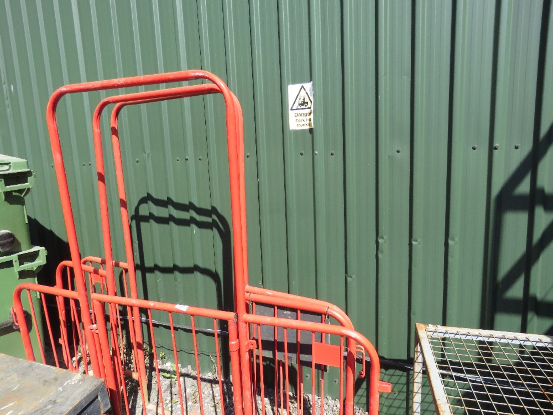 3 X PEDESTRIAN FENCE SAFETY GATES