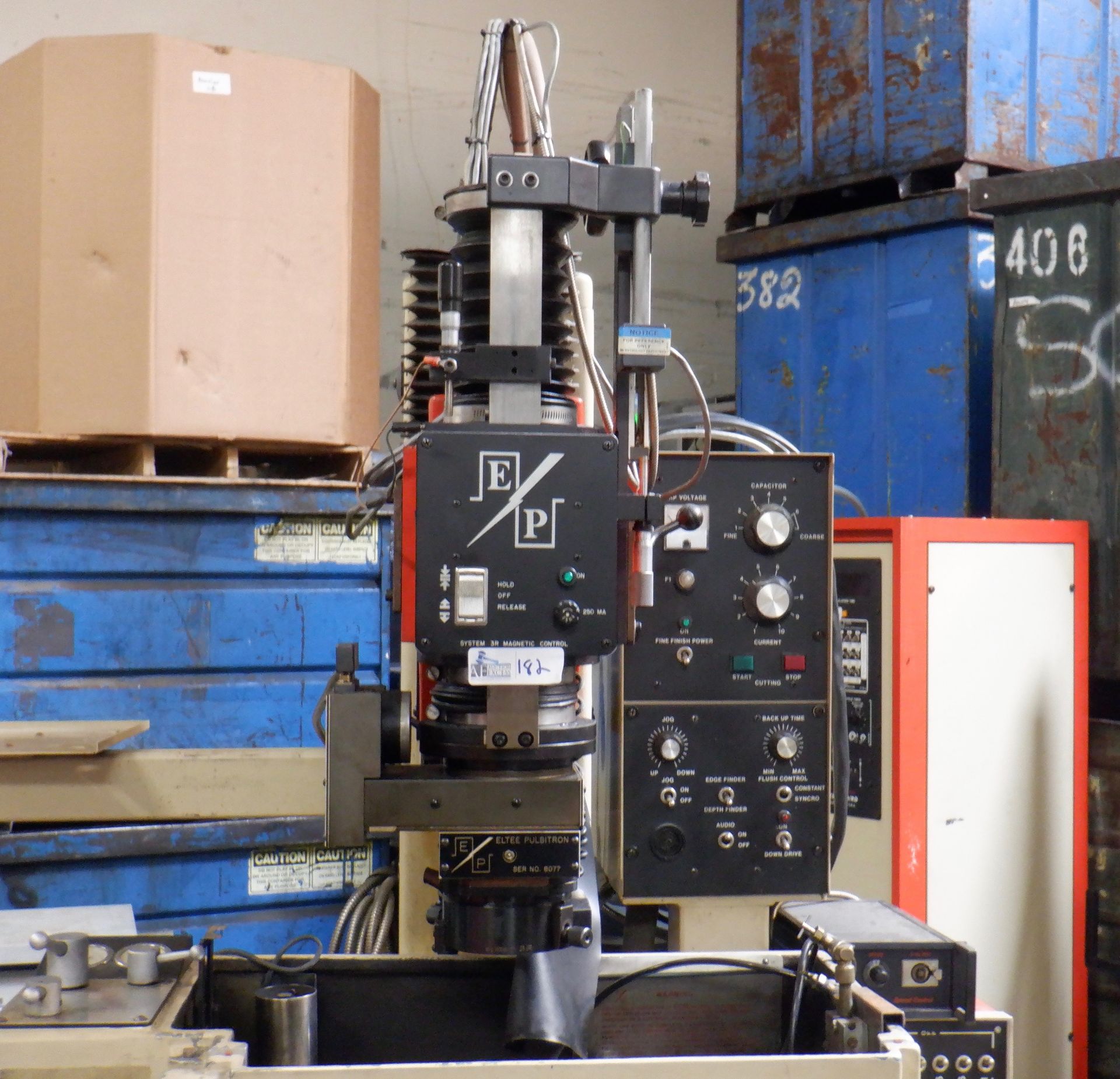 ELTEE PULSITRON EDM MACHINE FOR PARTS AND REPAIR VERY LARGE VERY HEAVY