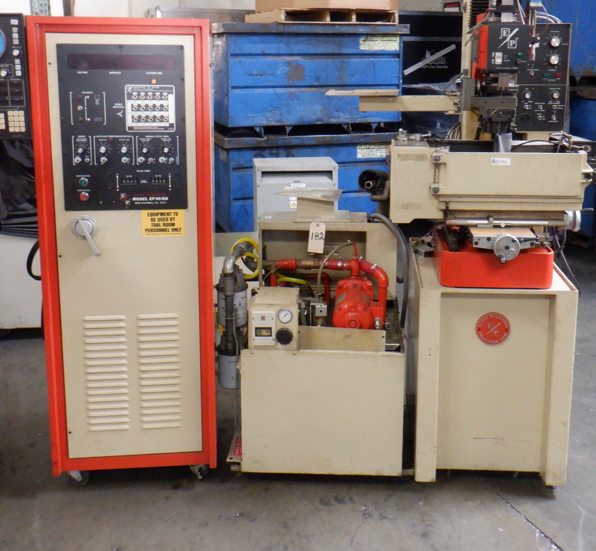 ELTEE PULSITRON EDM MACHINE FOR PARTS AND REPAIR VERY LARGE VERY HEAVY
