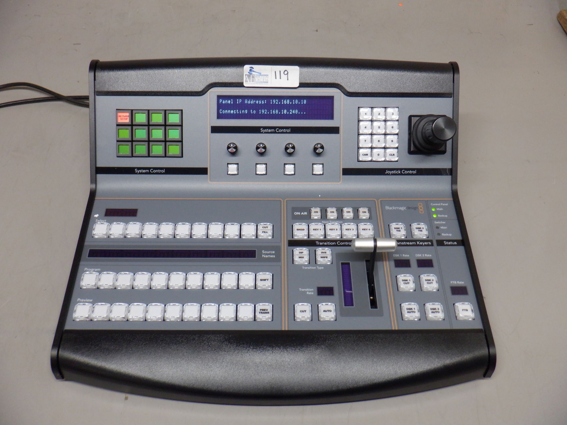 BLACKMAGIC DESIGN ATEM 1M/E PRODUCTION SWITCHER IN ORIGINAL BOX