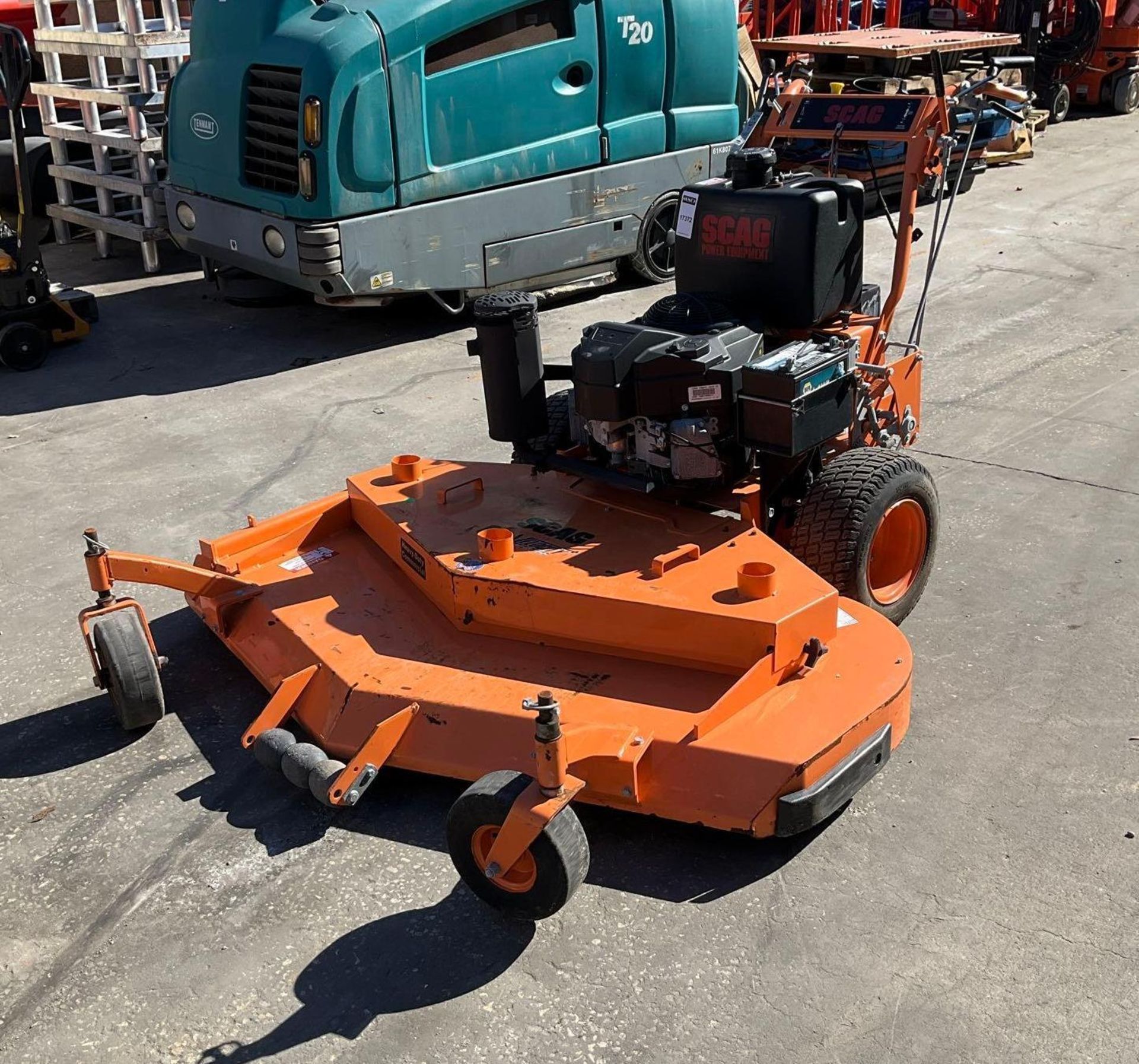 SCAG HYDRO-DRIVE WALK BEHIND COMMERCIAL MOWER MODEL SWZT 61-22FS, GAS ...