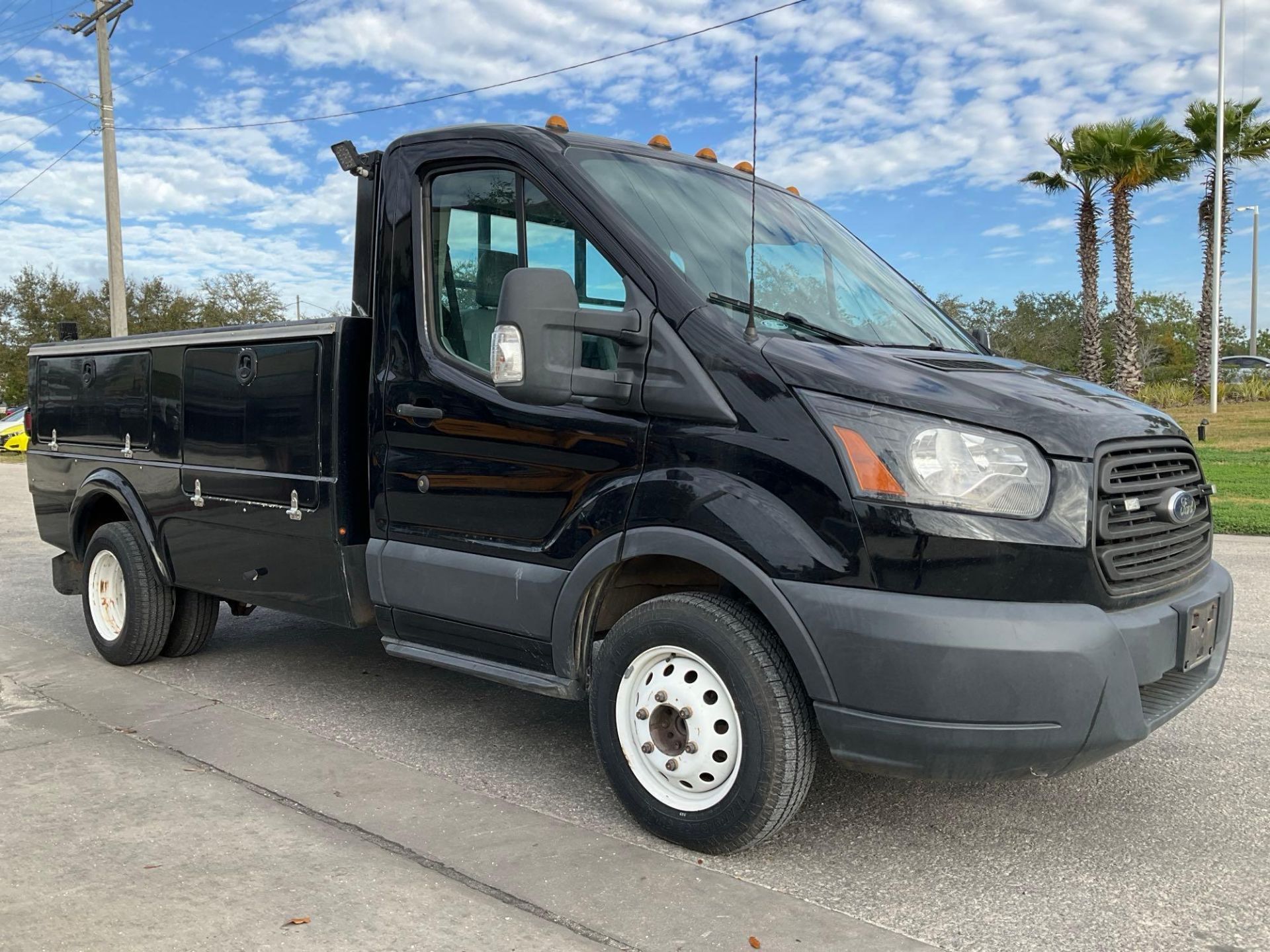 2017 FORD TRANSIT T-350 HD DRW UTILITY TRUCK , GAS POWERED AUTOMATIC ...