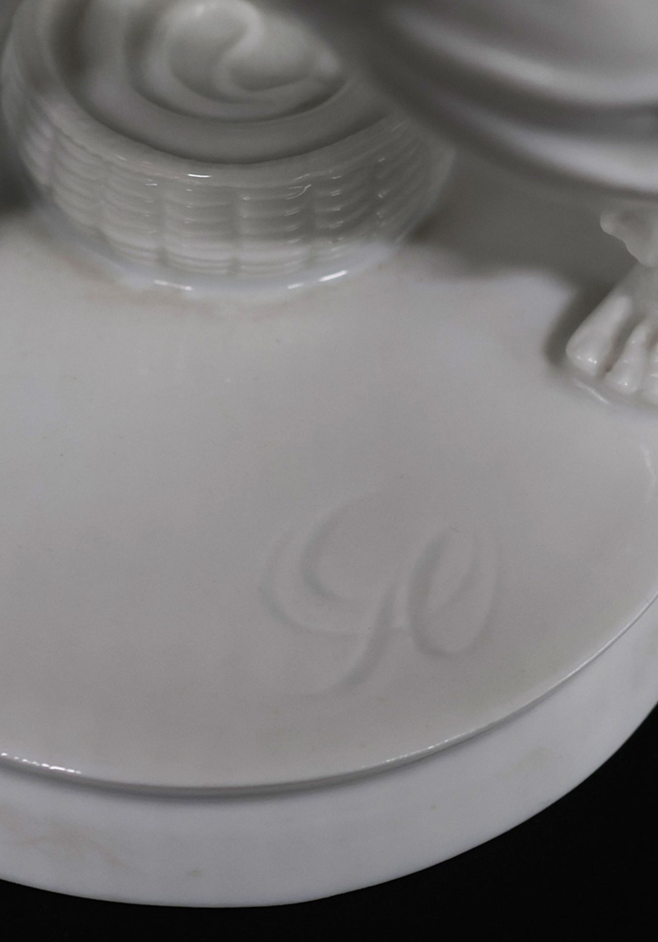 Rosenthal "Salambo" Entwurf Gustav Oppel 1927, monogrammiert, grüne ...