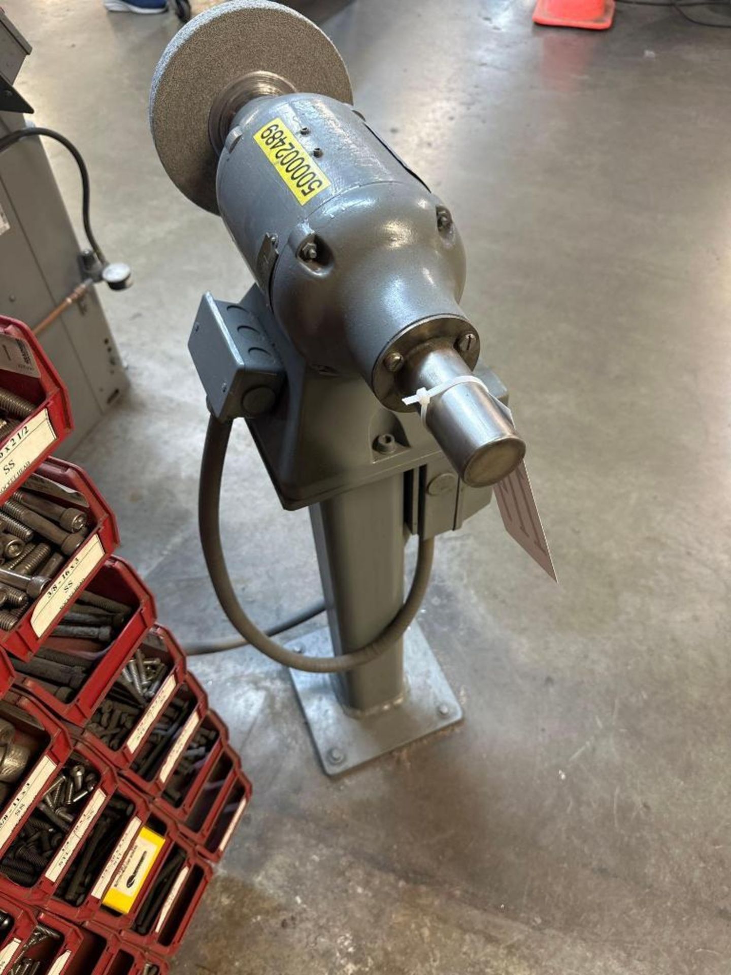 Baldor Grinder/Buffer on pedestal